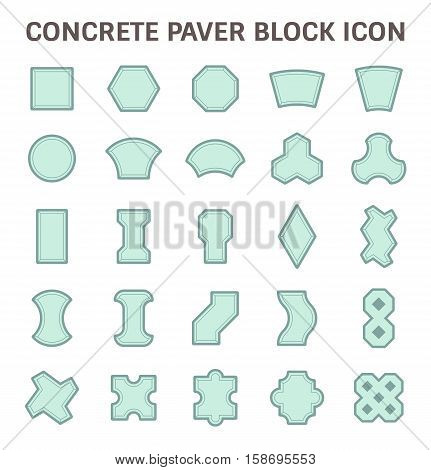 Concrete Paver Block Vector & Photo (Free Trial) | Bigstock