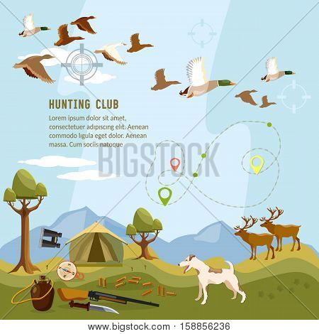 Hunting Background Vector & Photo (Free Trial) | Bigstock