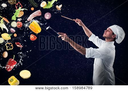 Chef Creates Musical Image & Photo (Free Trial) | Bigstock
