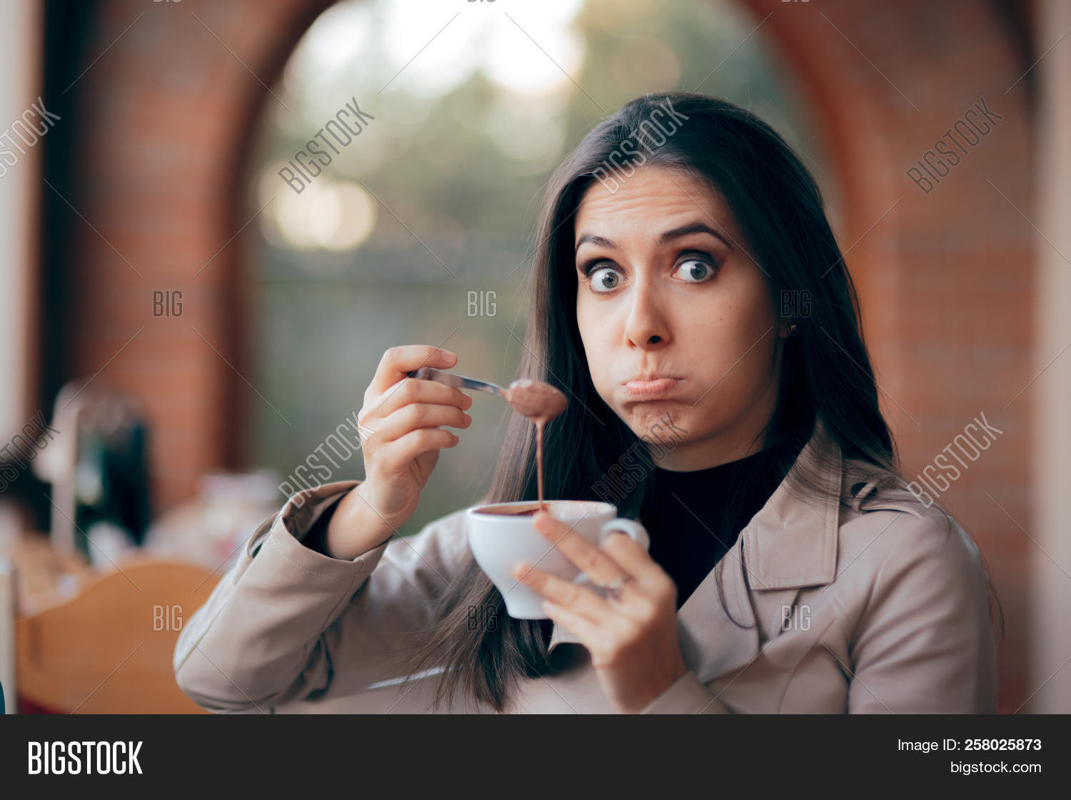 Funny Squeamish Girl Image & Photo (Free Trial) | Bigstock