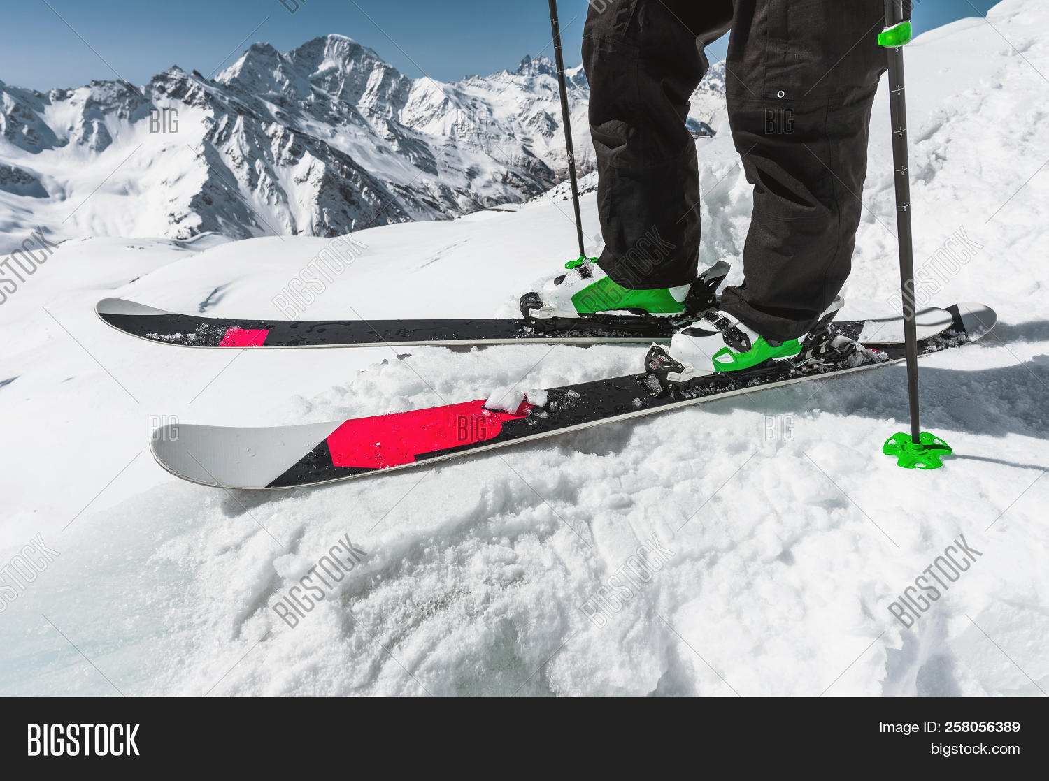 Foot Athlete Skier Image & Photo (Free Trial) | Bigstock