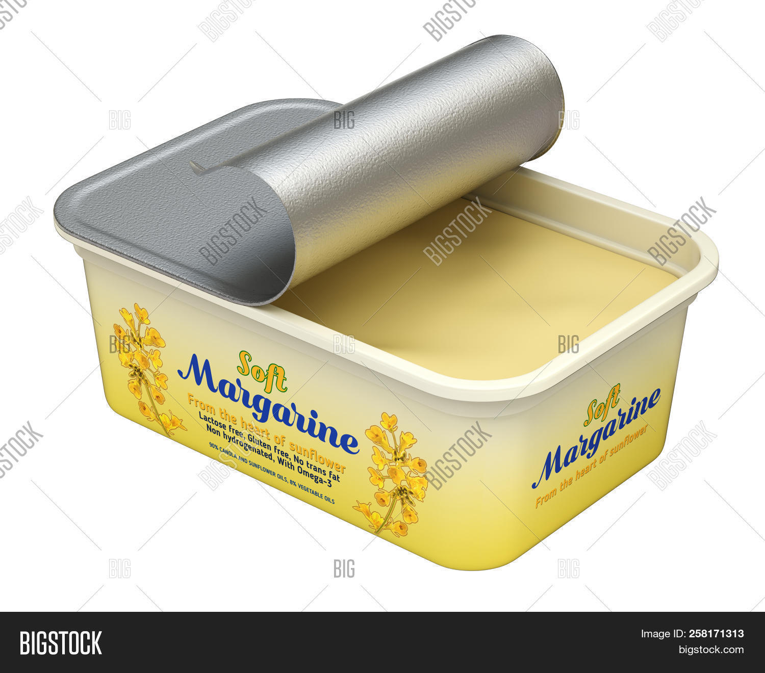 Open Margarine Box Image & Photo (Free Trial) | Bigstock