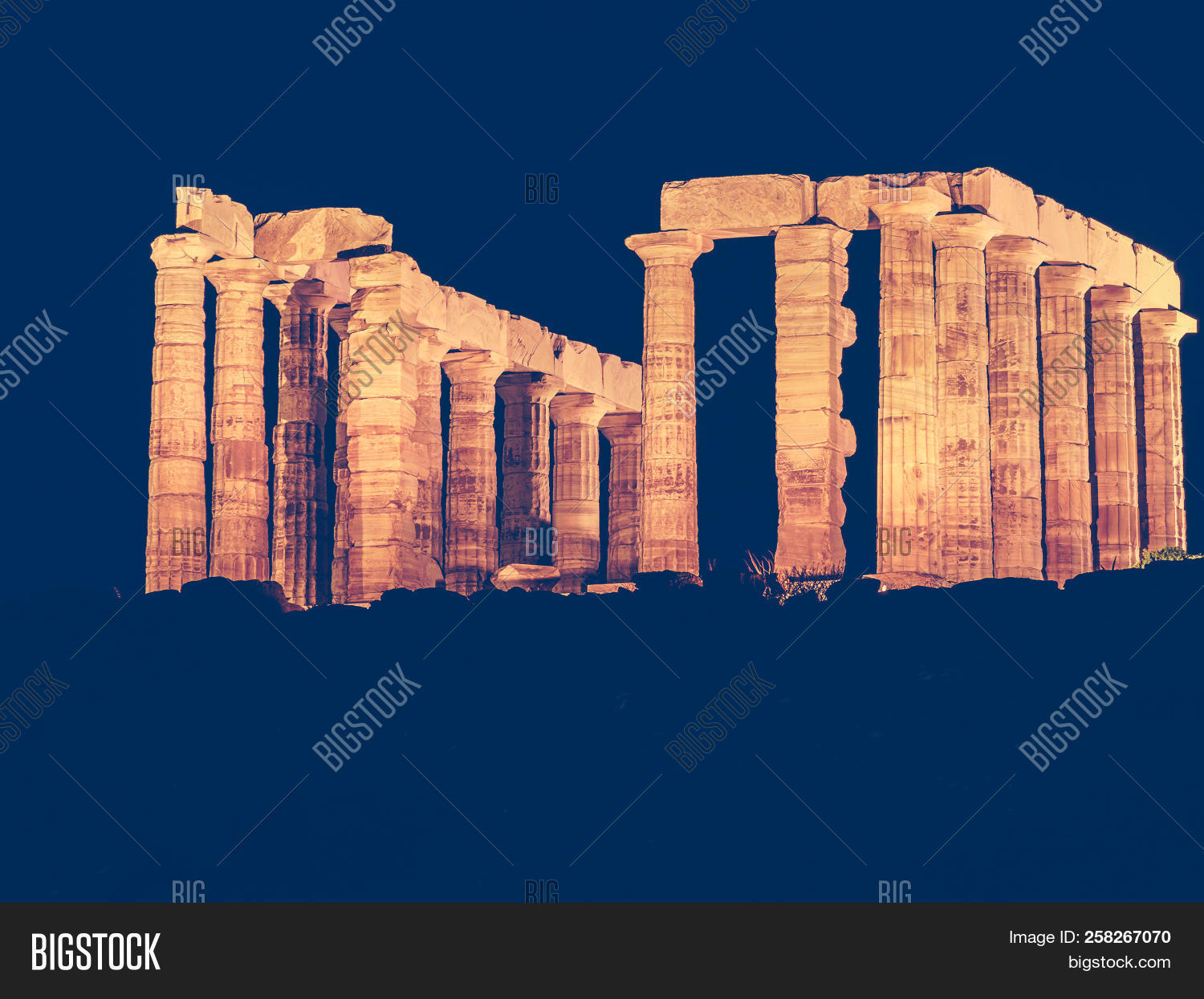 Night Scene Ruins Image & Photo (Free Trial) | Bigstock