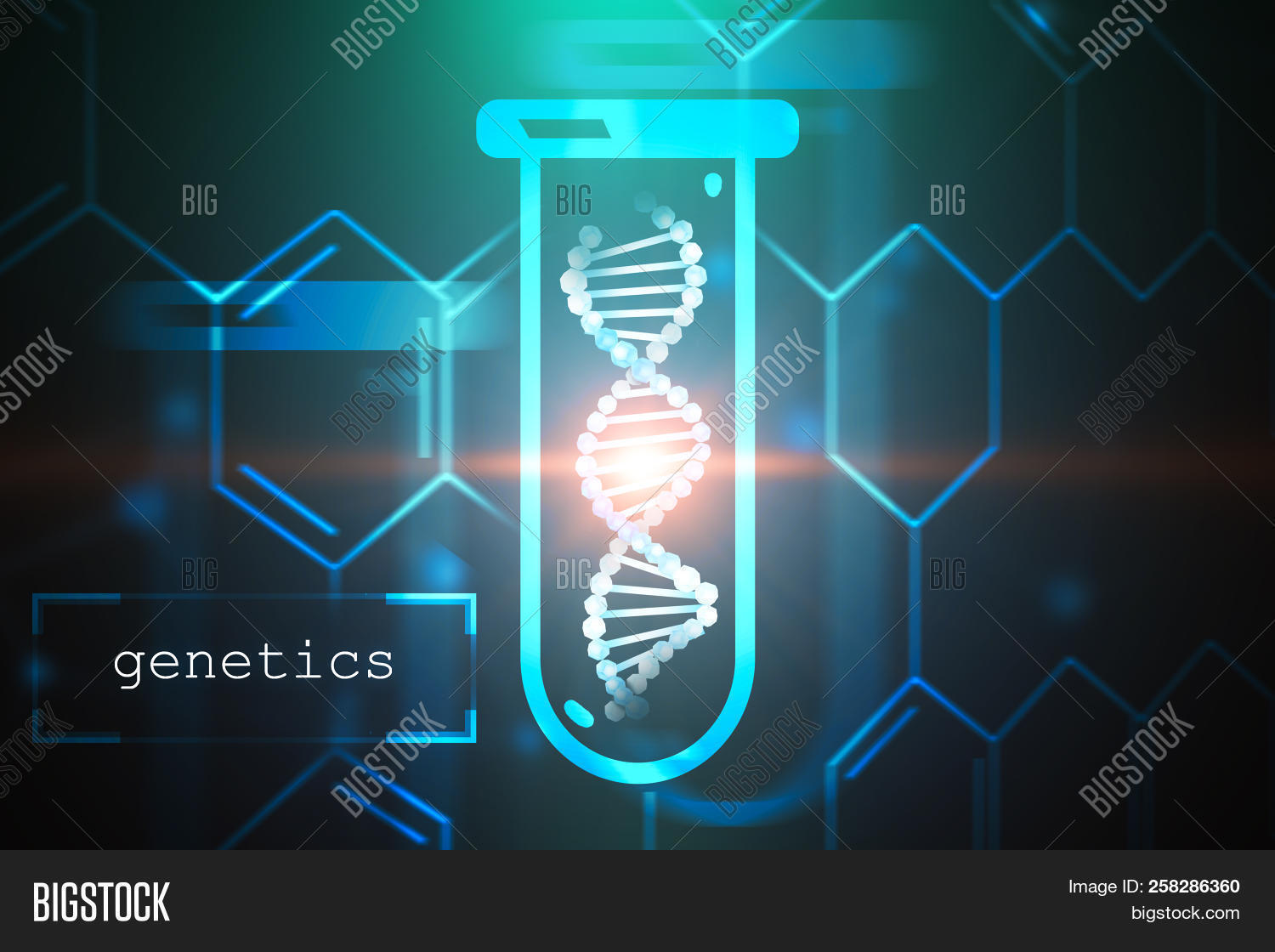 White Dna Helix Test Image & Photo (Free Trial) | Bigstock