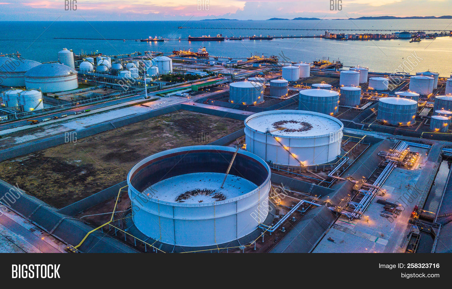 Aerial View Oil Image & Photo (Free Trial) | Bigstock