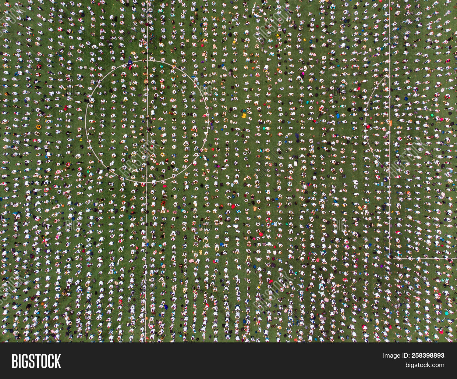 Top View Drone Crowd Image & Photo (Free Trial) | Bigstock