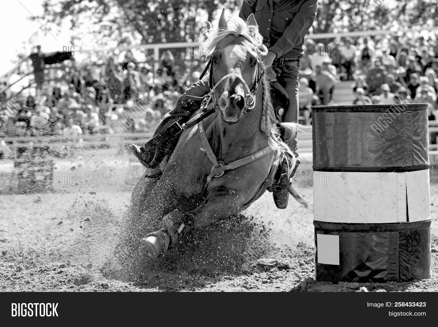 Rodeo Barrel Racing Image & Photo (Free Trial) | Bigstock