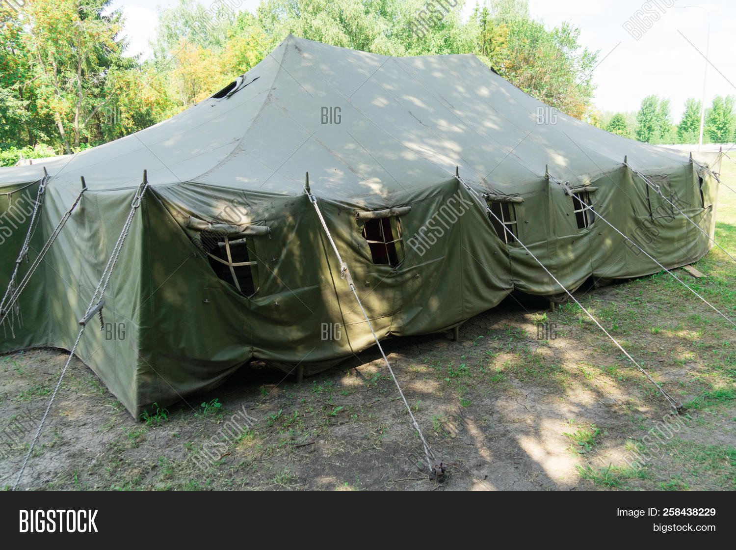 Large Army Tent. Image & Photo (Free Trial) | Bigstock