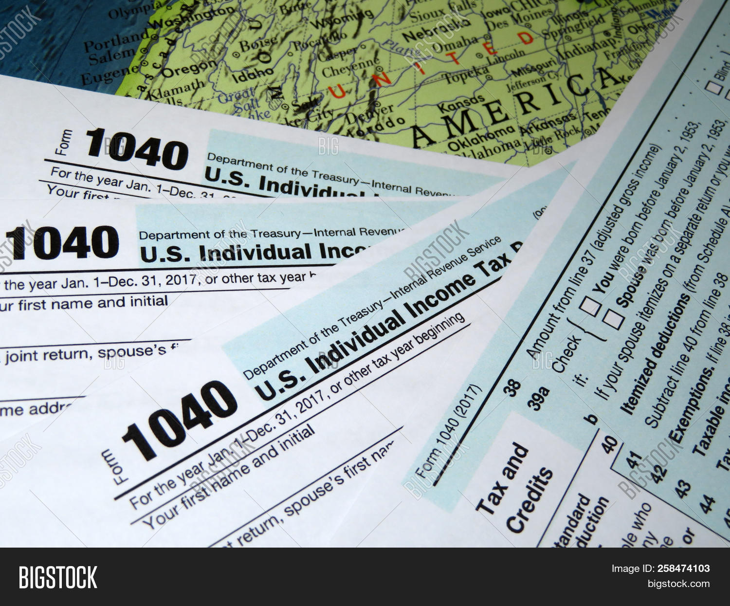 Us Individual Tax Image & Photo (Free Trial) | Bigstock