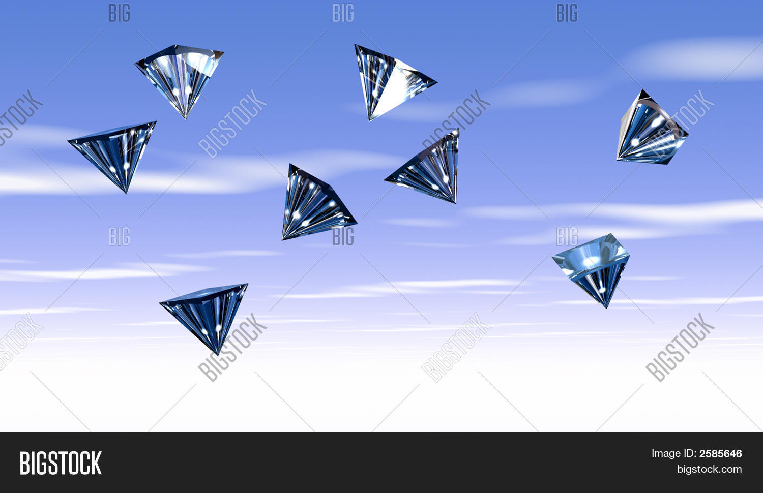 Falling Diamonds Image & Photo (Free Trial) | Bigstock