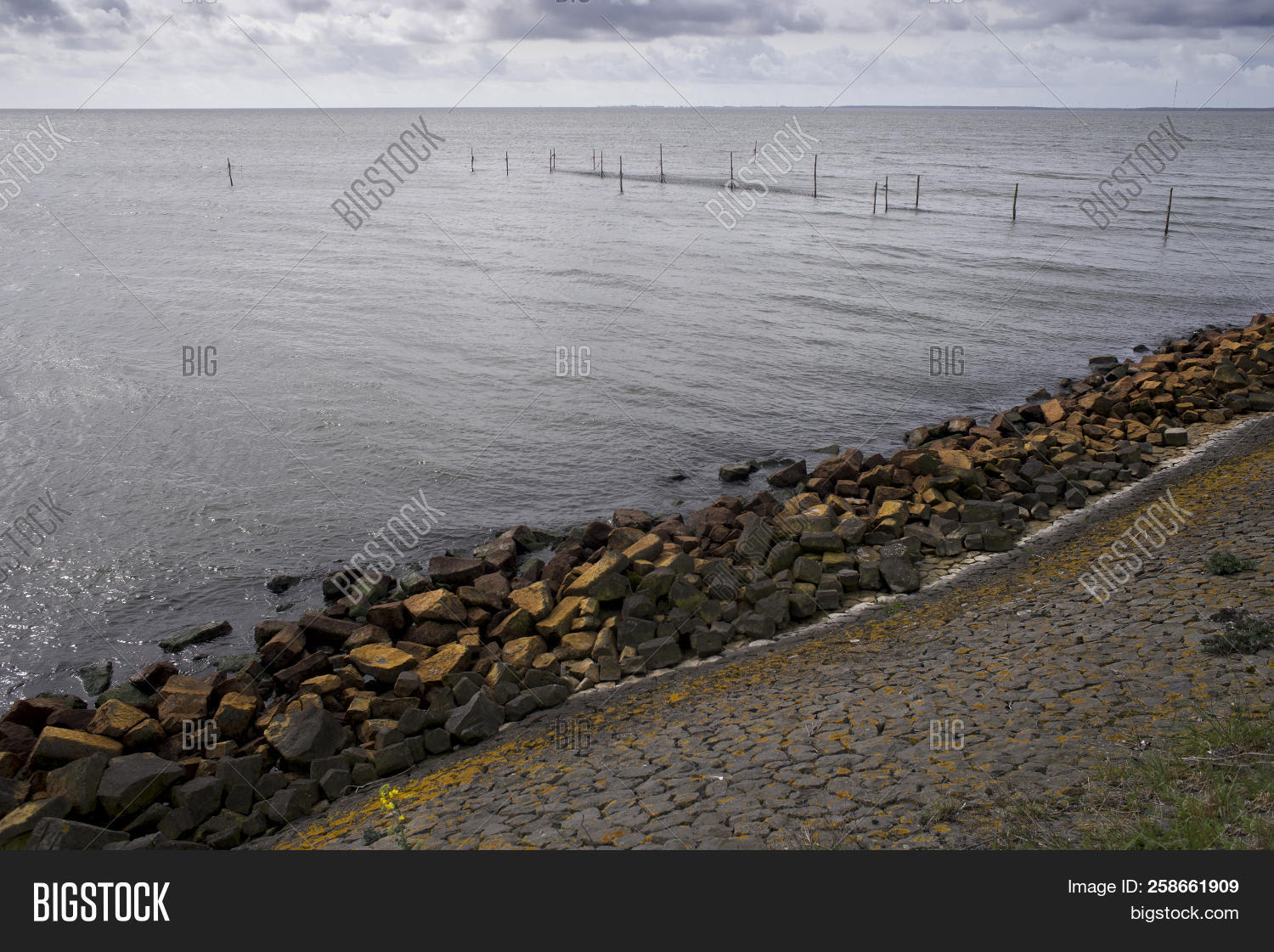 Afsluitdijk Dam, Image & Photo (Free Trial) | Bigstock