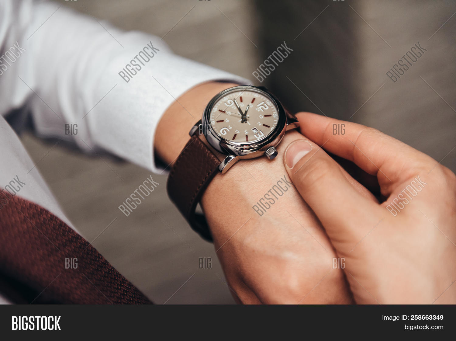 Watch On Man's Hand Image & Photo (Free Trial) | Bigstock
