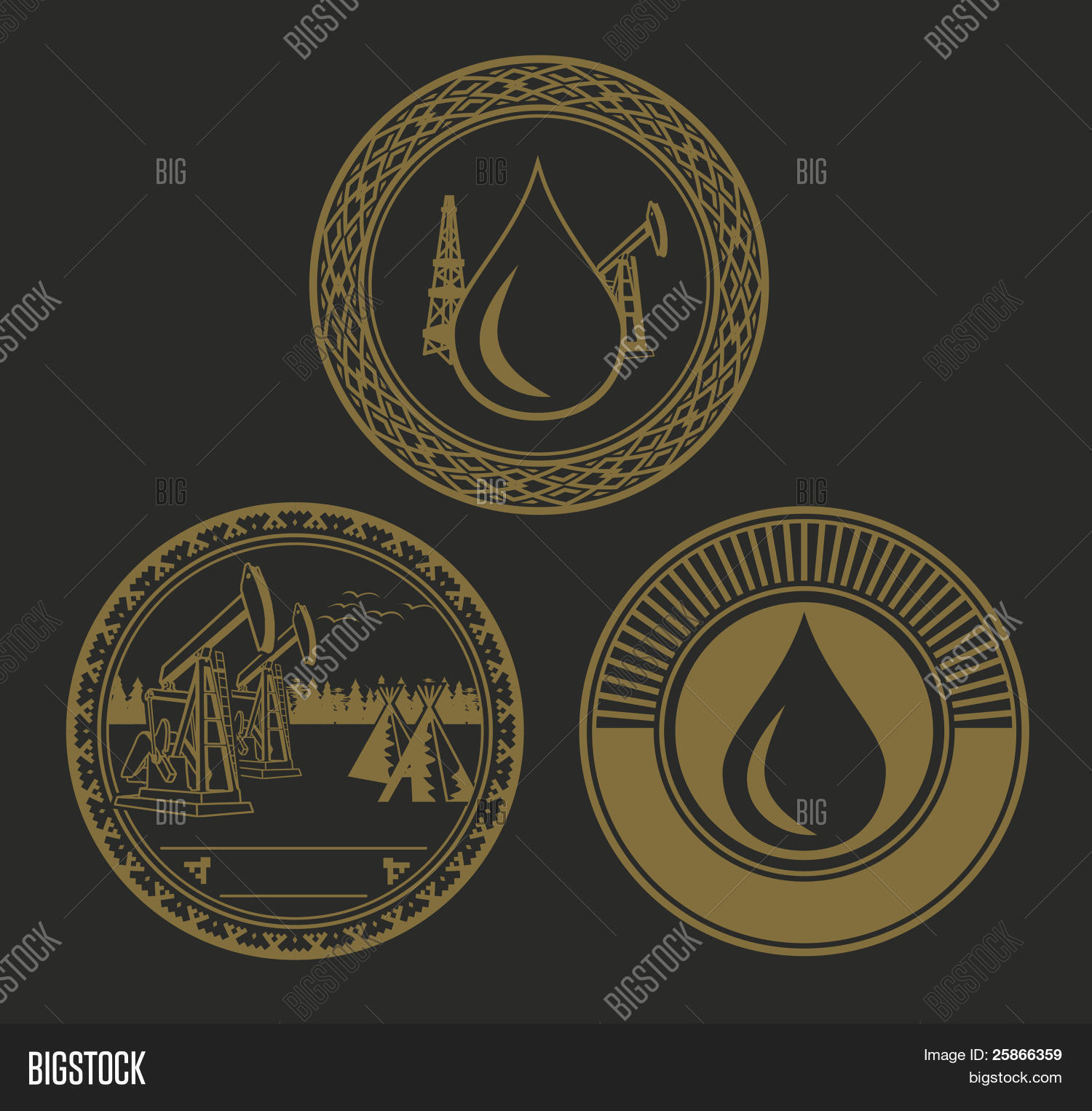 Oil Pumping Unit Vector & Photo (Free Trial) | Bigstock