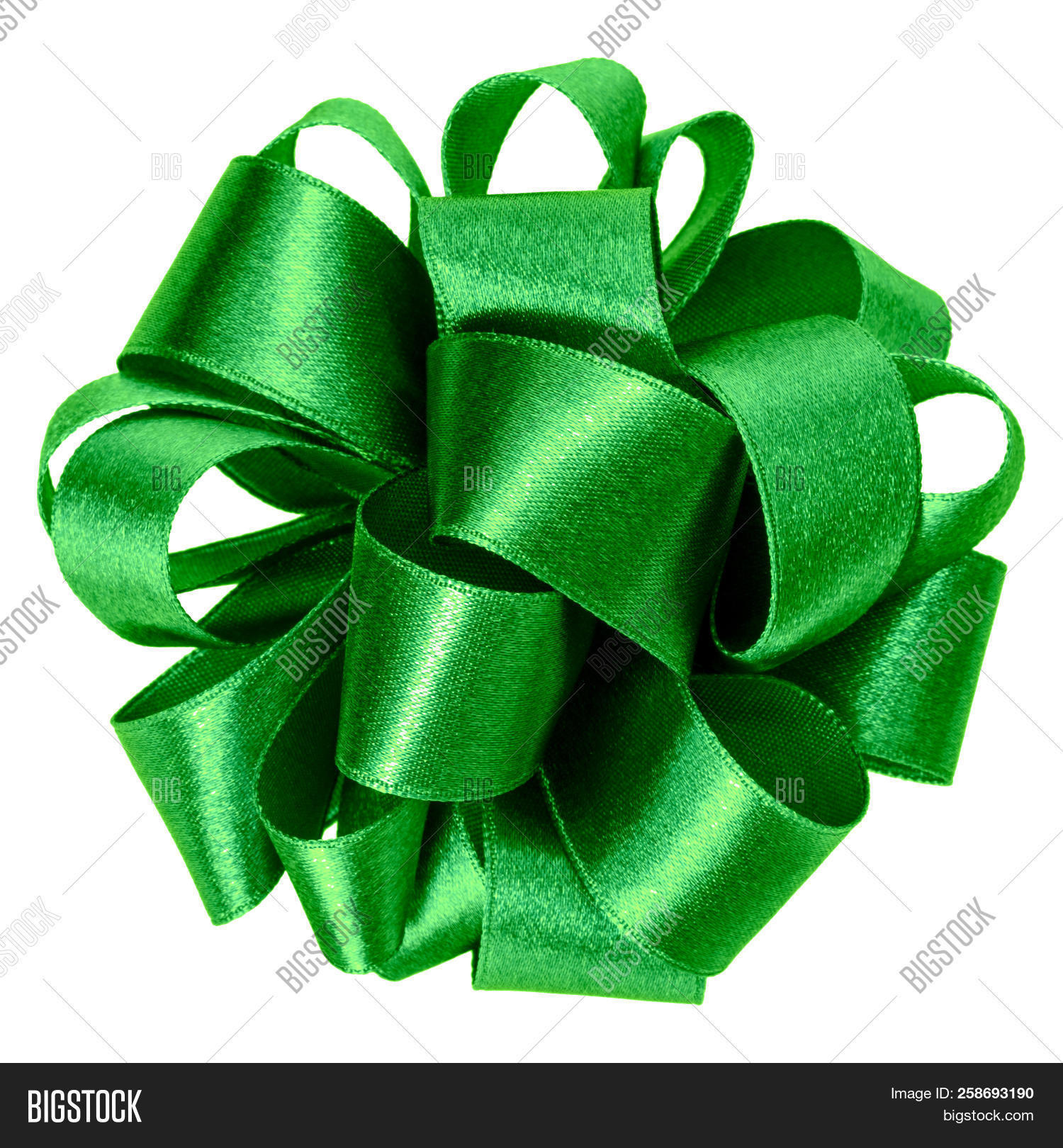 Big Round Bow Green Image & Photo (Free Trial) | Bigstock