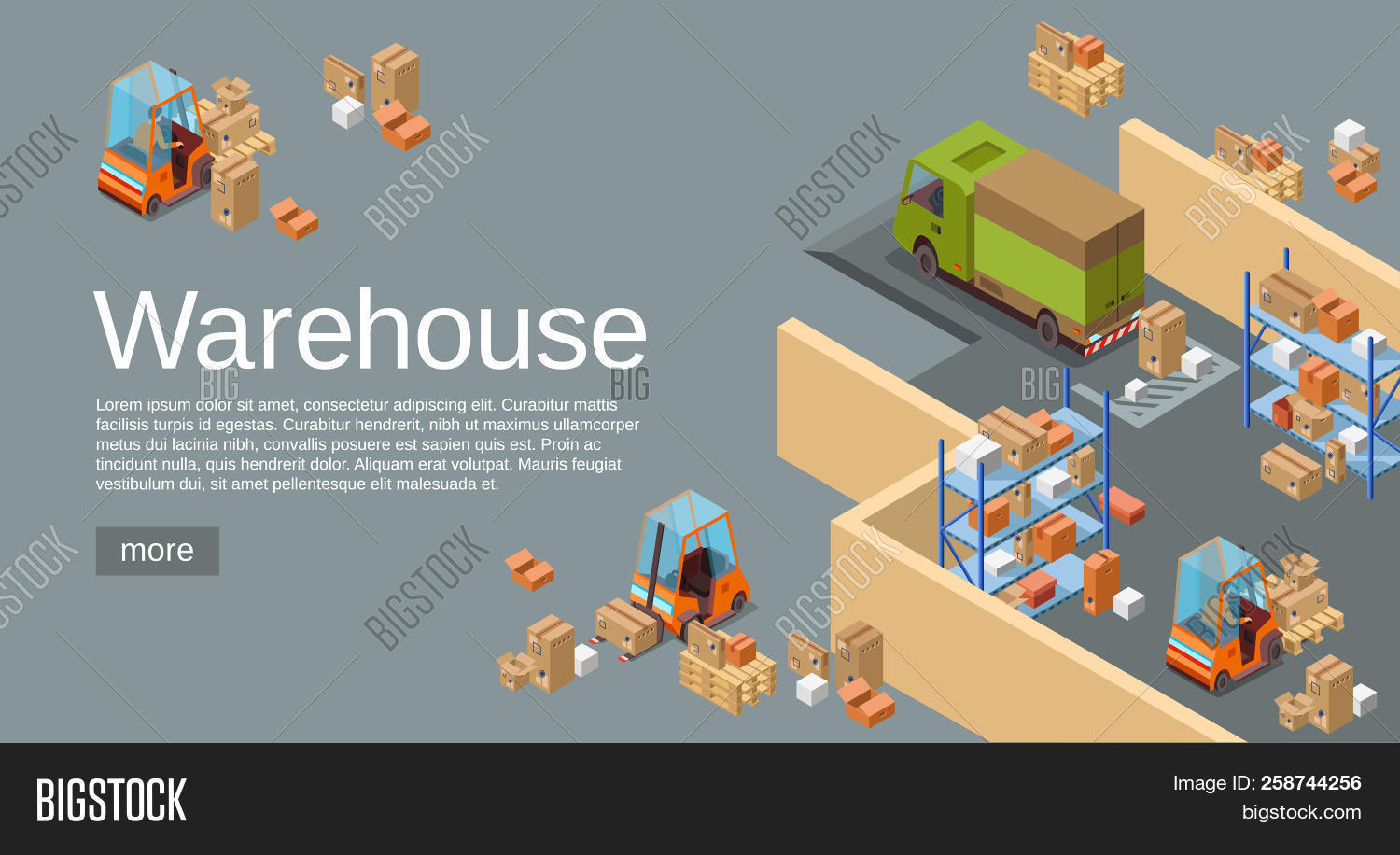 Warehouse Isometric 3d Image & Photo (Free Trial) | Bigstock