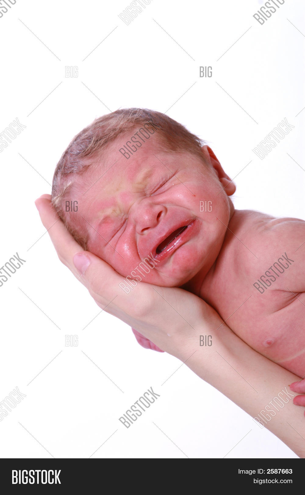 Crying Newborn Image & Photo (Free Trial) | Bigstock