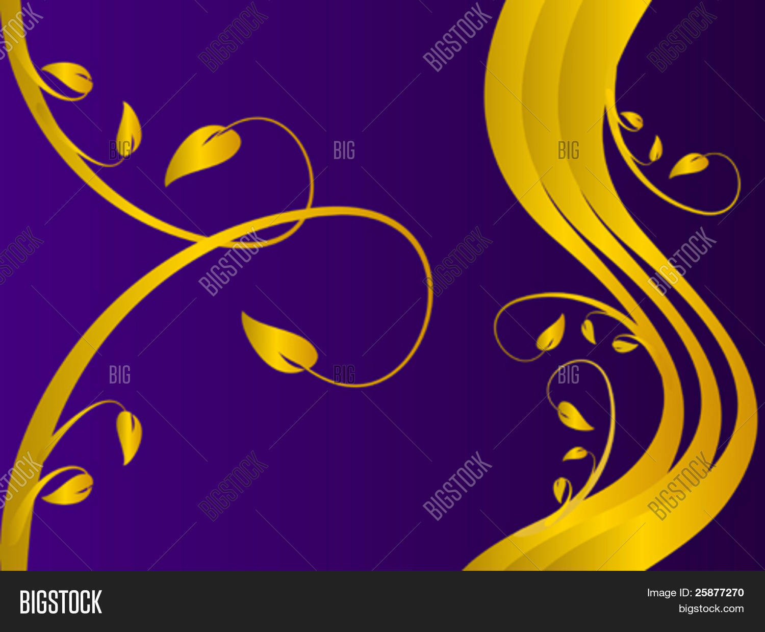 Rich Purple Gold Vector & Photo (Free Trial) | Bigstock