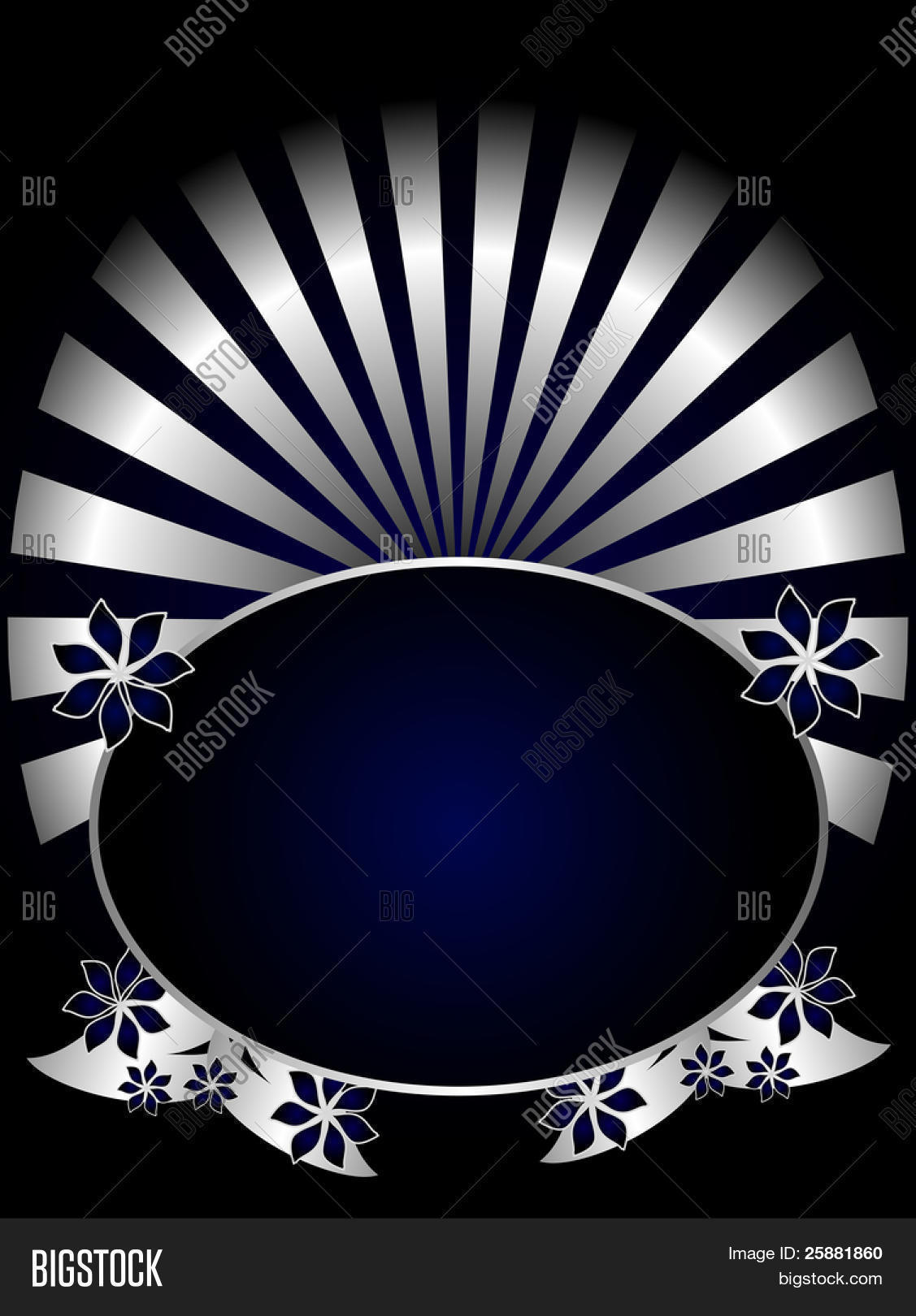 Gold Floral Fan Effect Image & Photo (Free Trial) | Bigstock