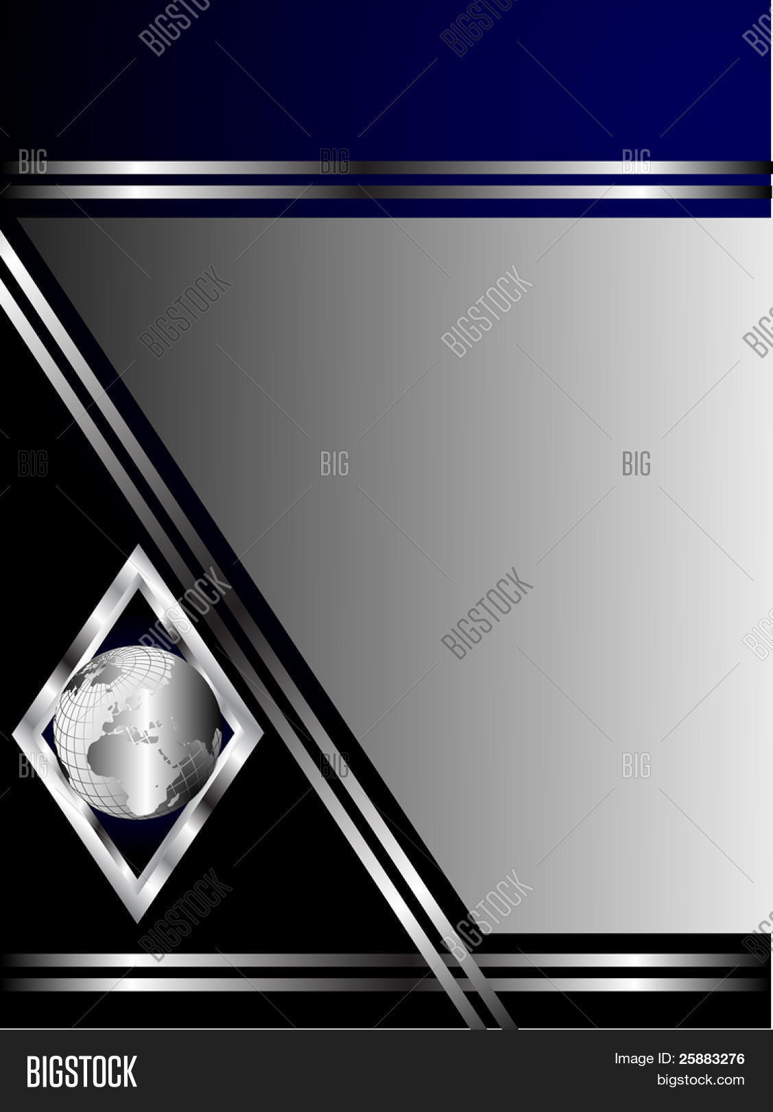 Deep Blue Silver Image & Photo (Free Trial) | Bigstock