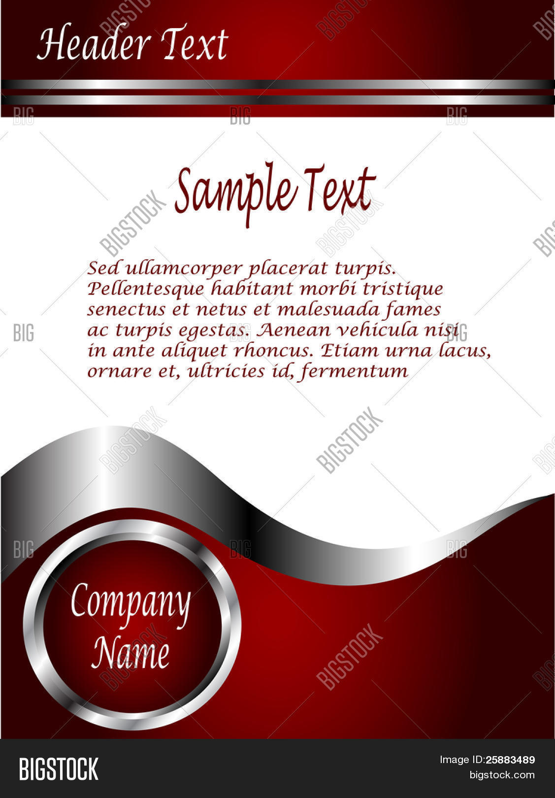 Deep Red Silver White Vector & Photo (Free Trial) | Bigstock