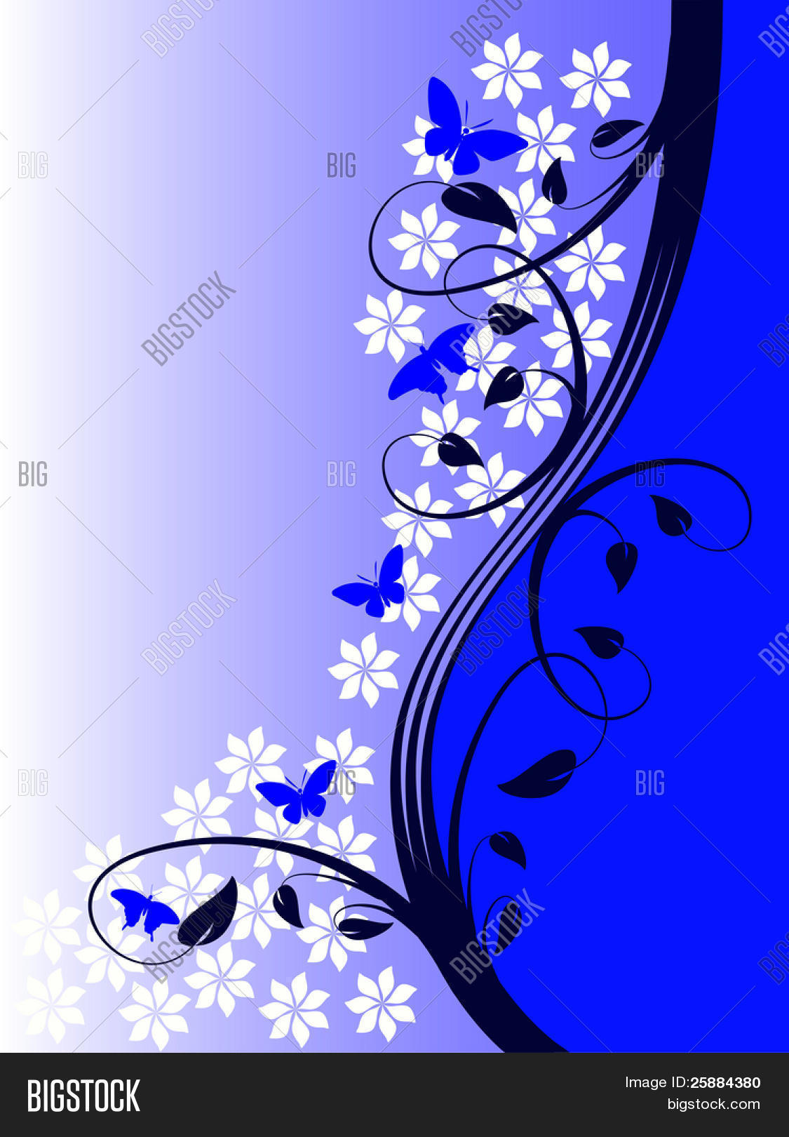 Blue Abstract Vector Vector & Photo (Free Trial) | Bigstock