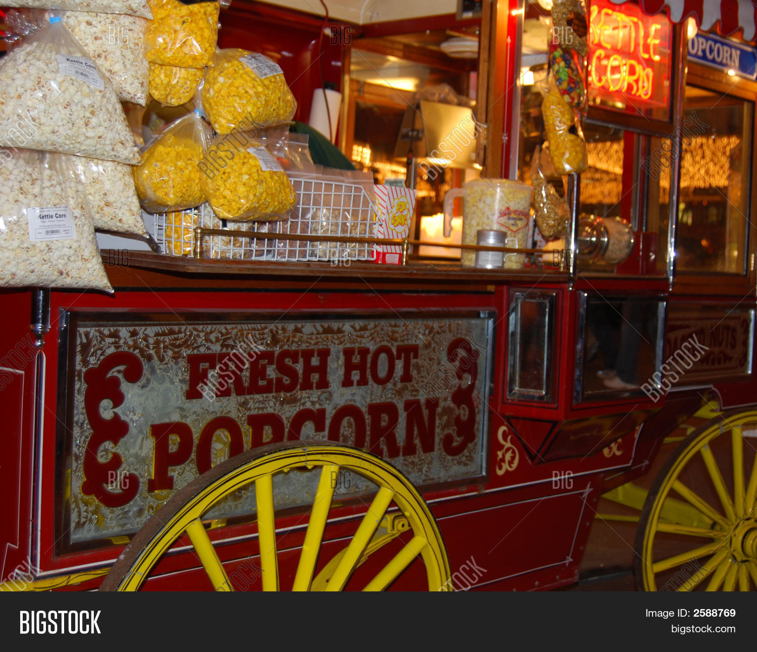 Popcorn Wagon Image & Photo (Free Trial) | Bigstock