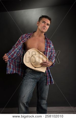Handsome Cowboy Poses Image & Photo (Free Trial) | Bigstock
