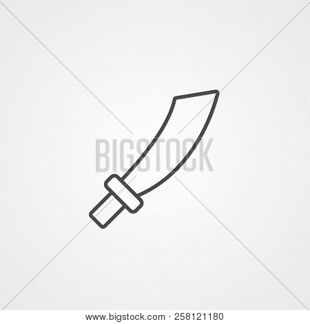 Pirate Sabre Icon Vector & Photo (Free Trial) | Bigstock