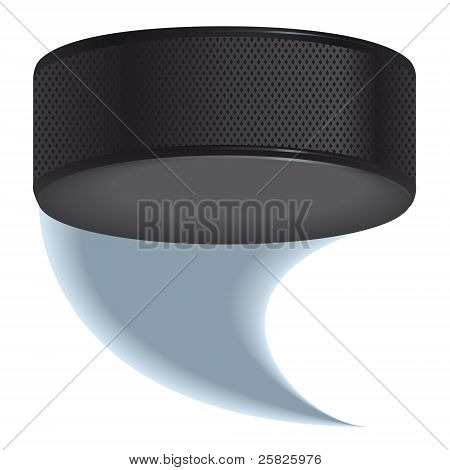 Hockey Puck Shot Vector & Photo (Free Trial) | Bigstock