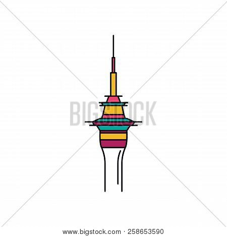 Tower Icon. Cartoon Vector & Photo (Free Trial) | Bigstock