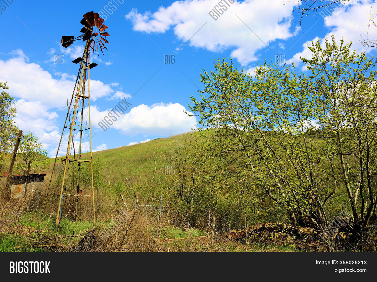 Vintage Windmill 1800s Image & Photo (Free Trial) | Bigstock