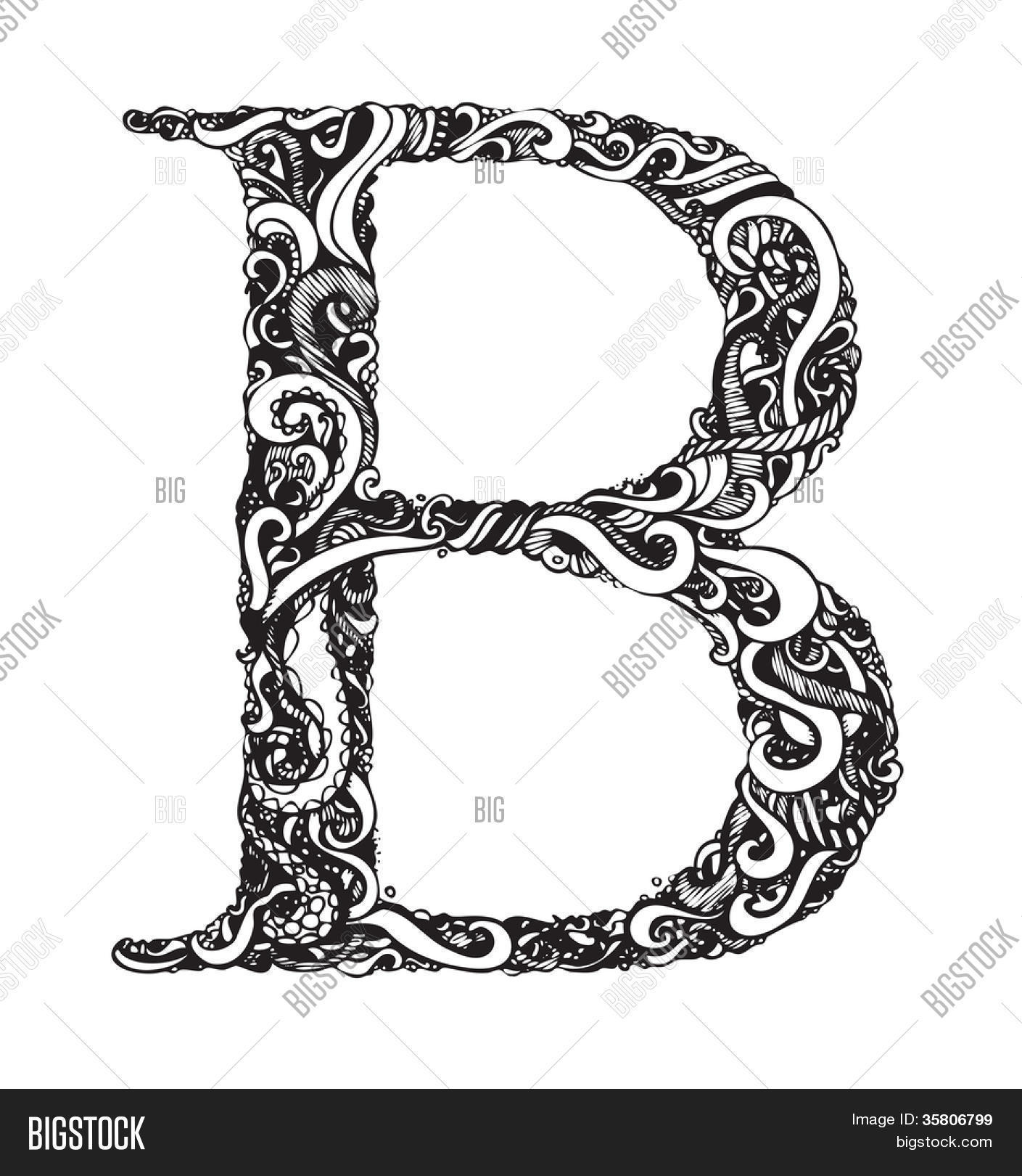 Capital Letter B - Vector & Photo (Free Trial) | Bigstock