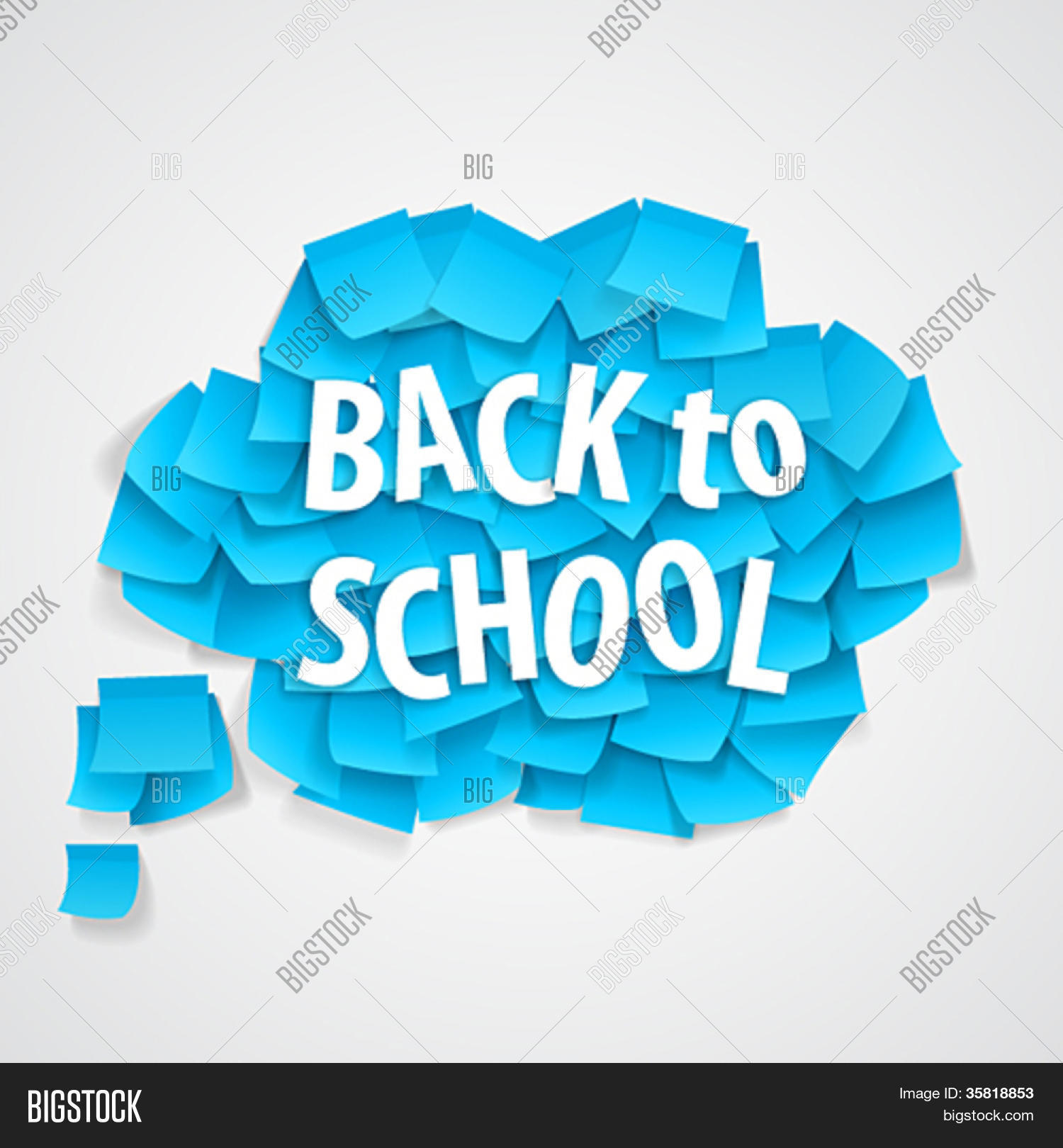 Paper Notes Bubble Vector & Photo (Free Trial) | Bigstock