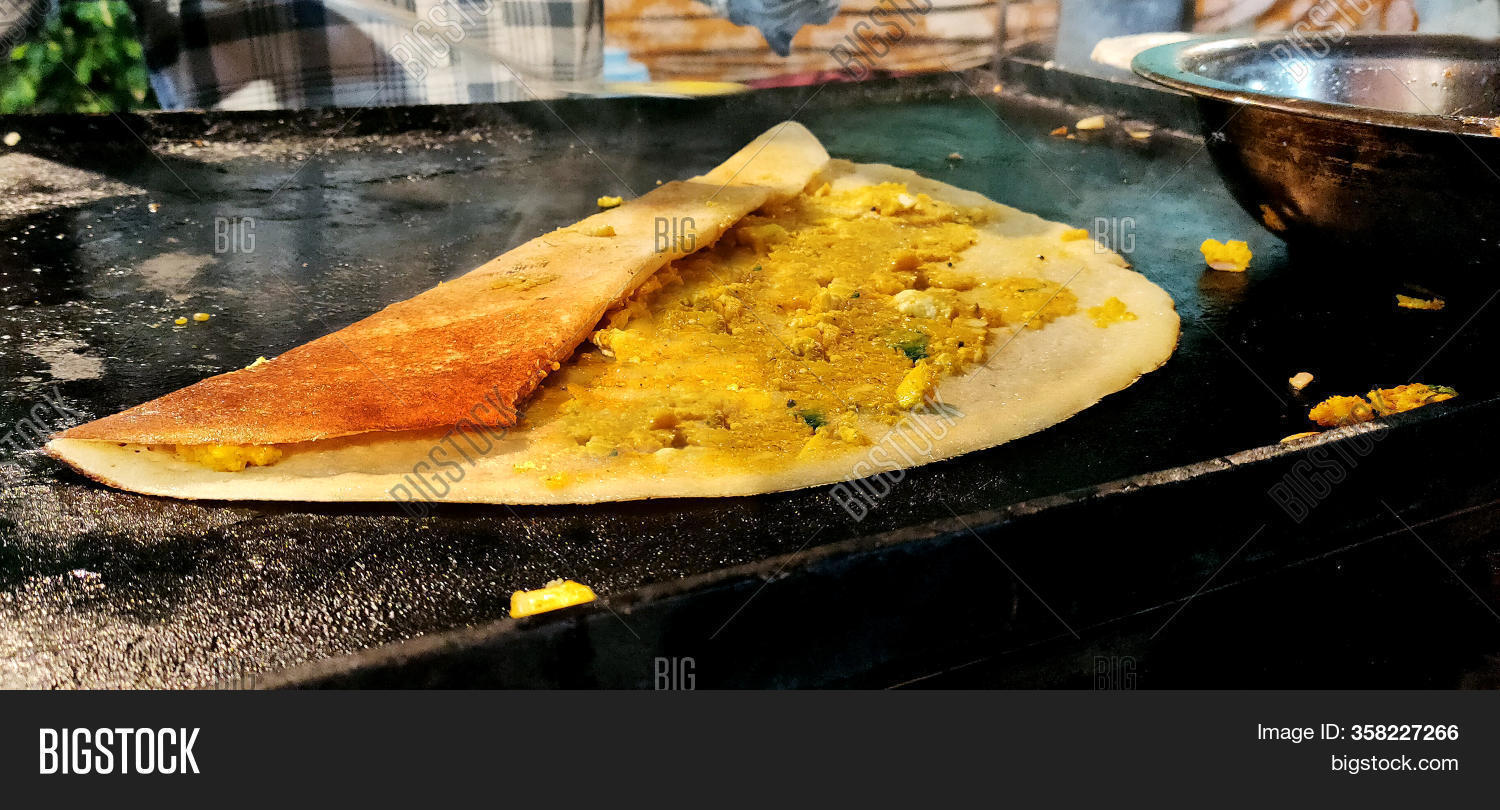 Dosa Cooked Flat Thin Image & Photo (Free Trial) | Bigstock