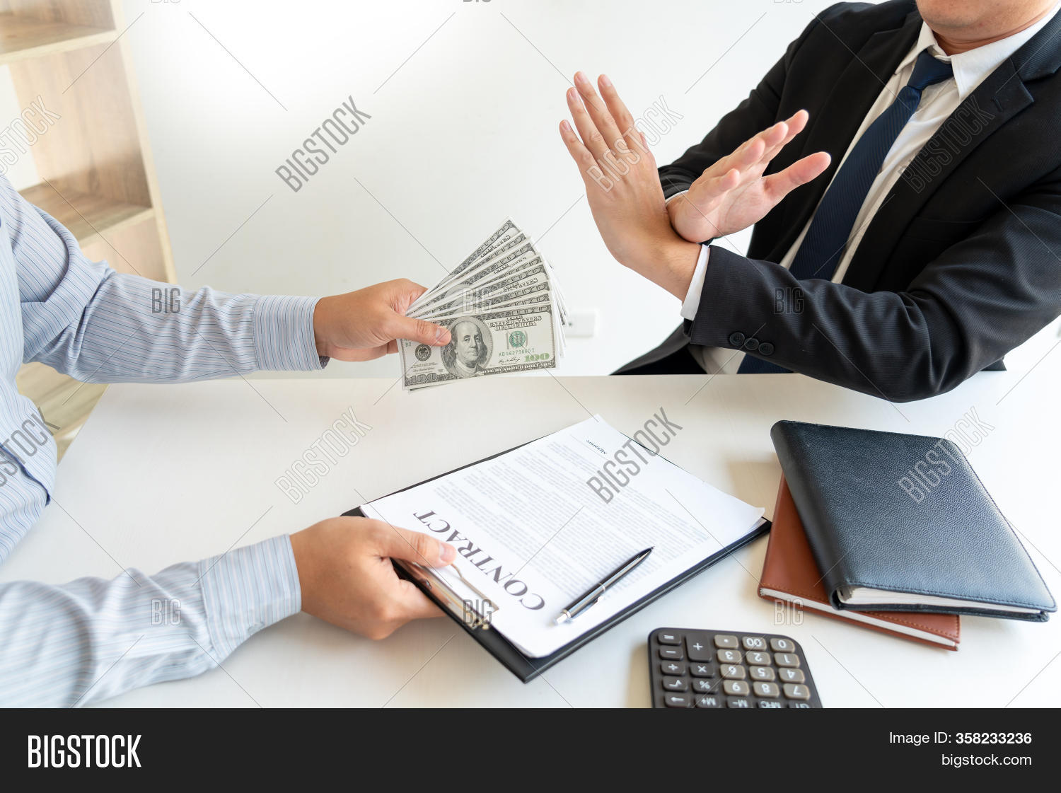 Businessman Rejecting Image & Photo (Free Trial) | Bigstock
