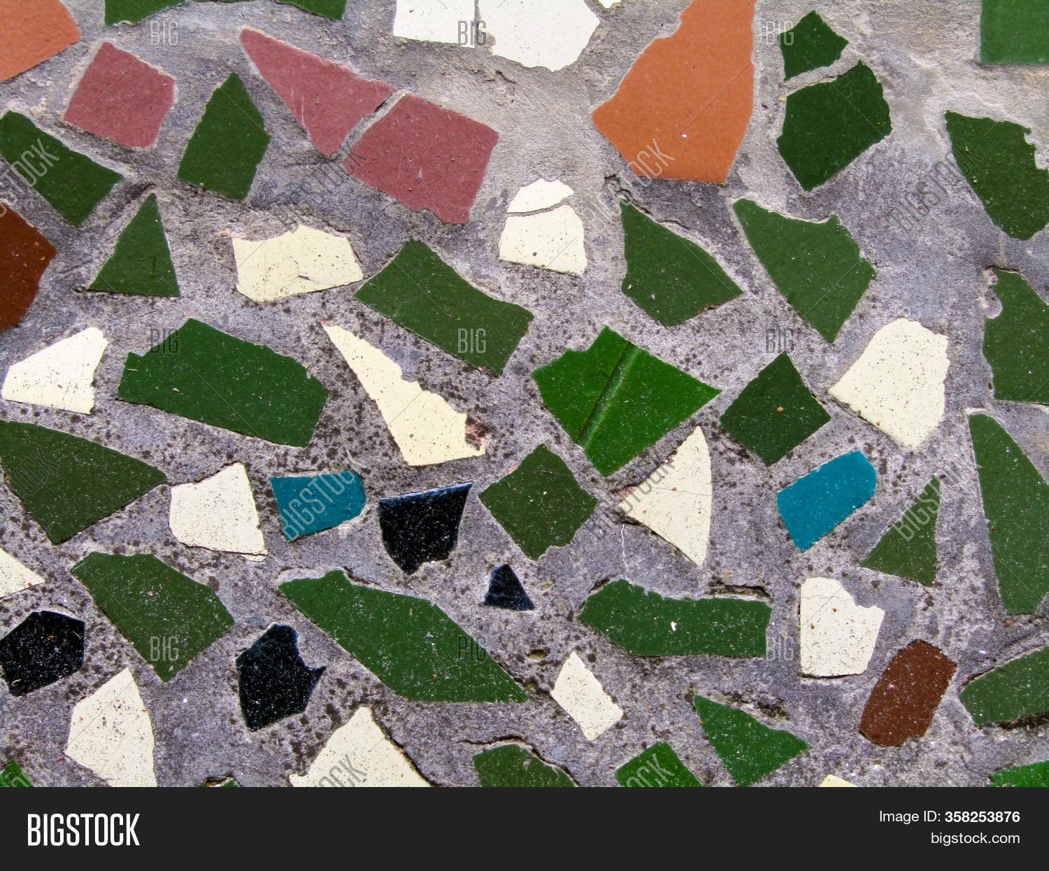 Broken Tiles Colorful Image & Photo (Free Trial) | Bigstock