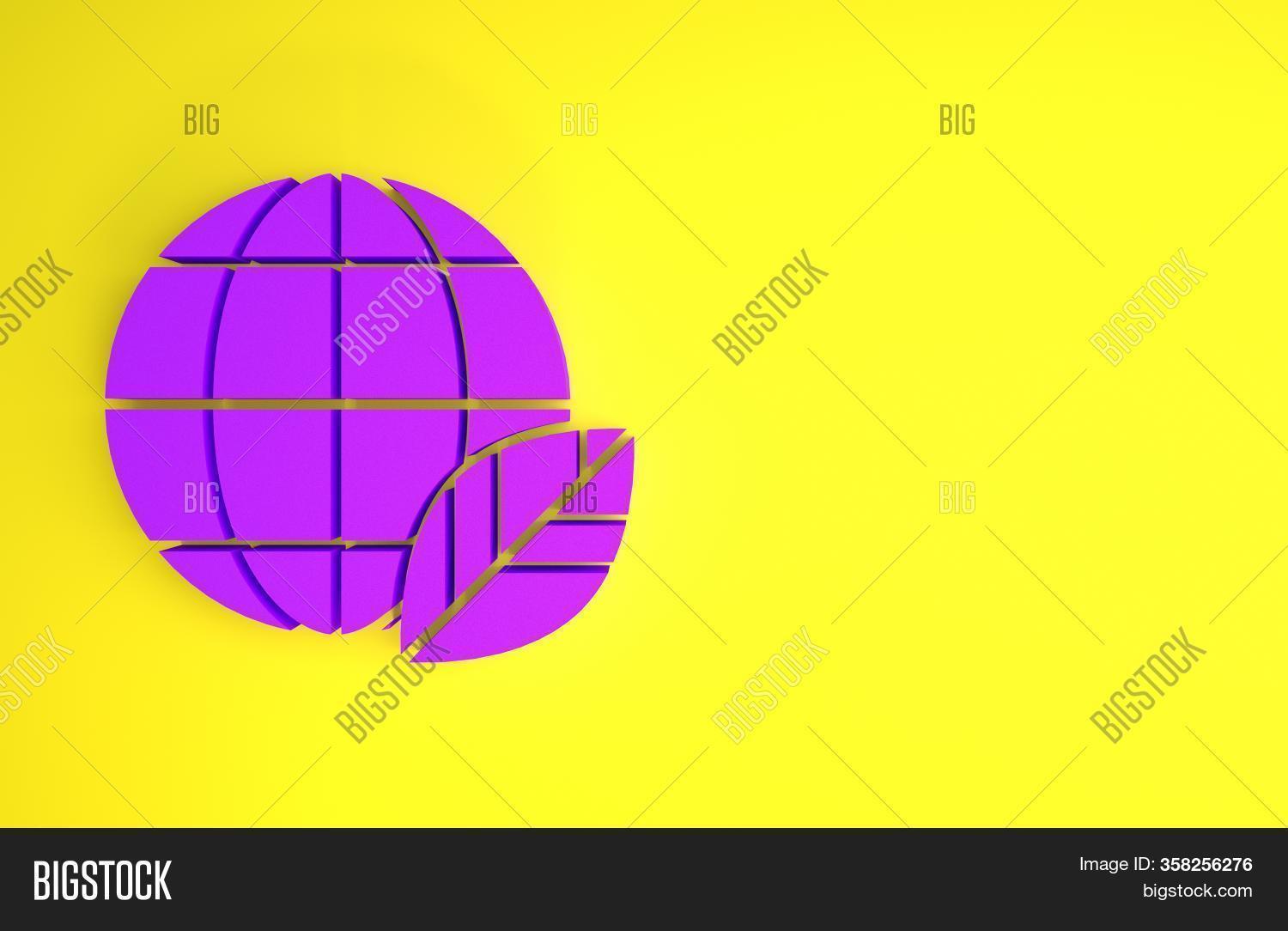 Purple Earth Globe Image & Photo (Free Trial) | Bigstock
