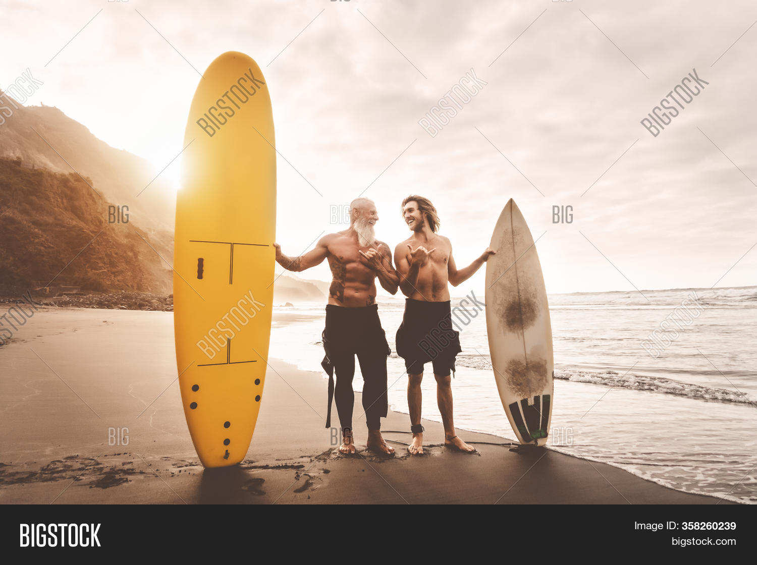 Happy Friends Surfing Image & Photo (Free Trial) | Bigstock
