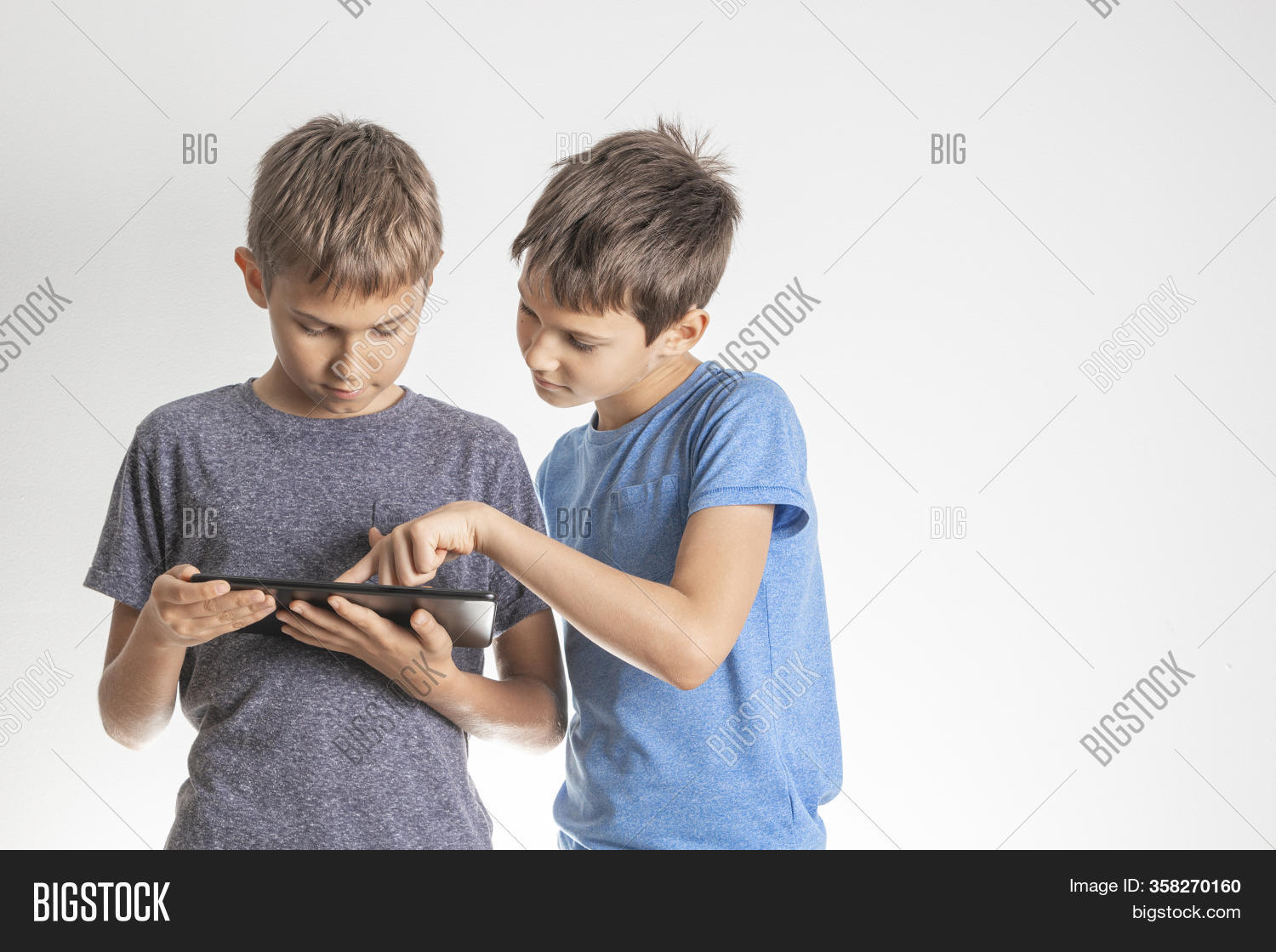 Children Using Digital Image & Photo (Free Trial) | Bigstock