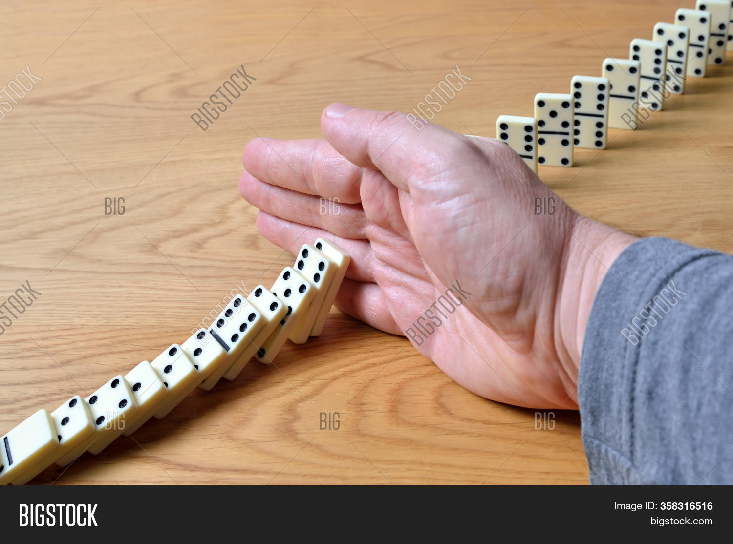 Domino Effect, Chain Image & Photo (Free Trial) | Bigstock