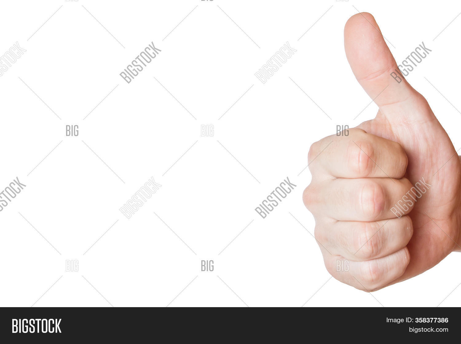Thumb Hand. Male Arm Image & Photo (Free Trial) | Bigstock