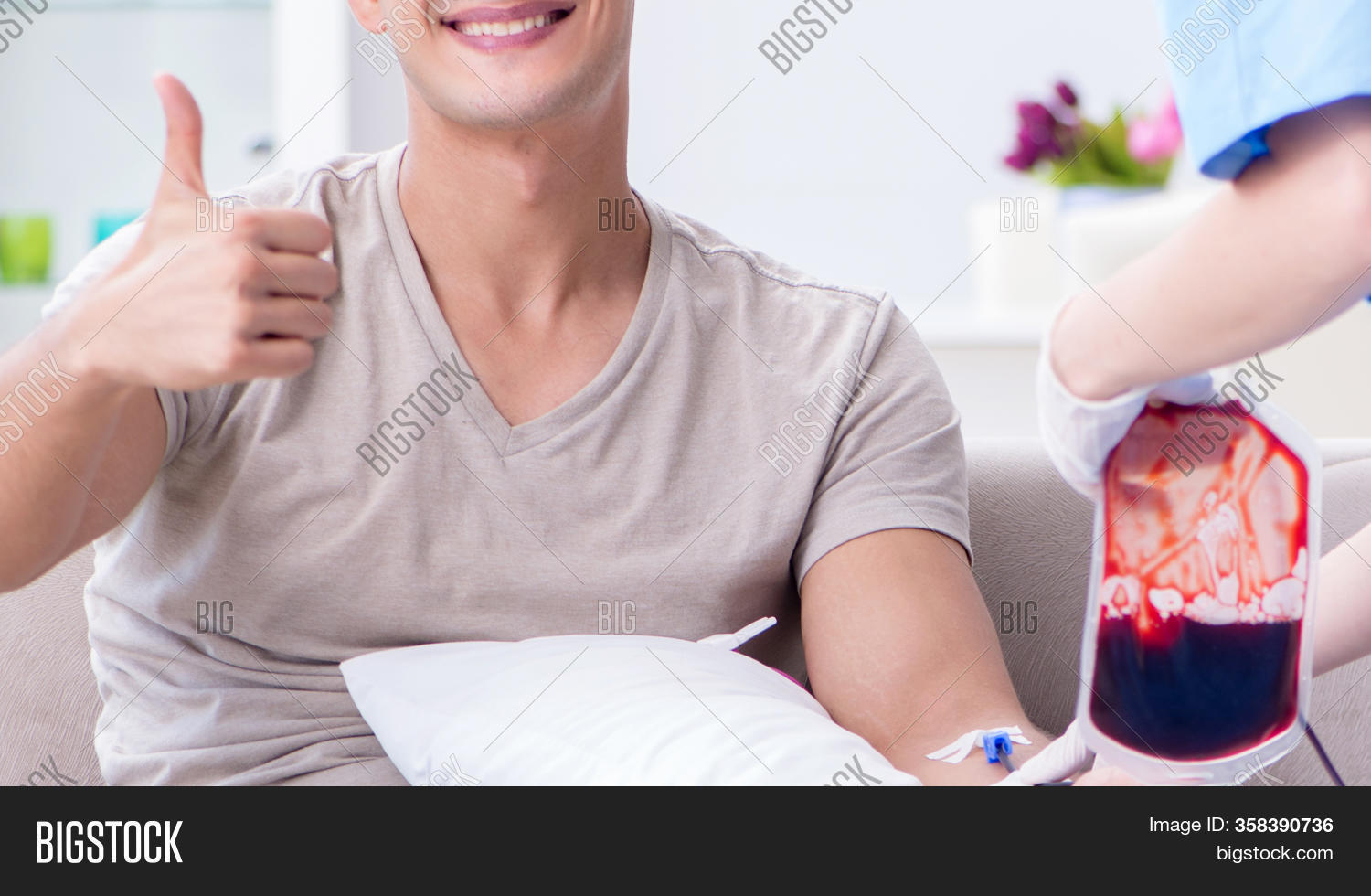 Patient Getting Blood Image & Photo (Free Trial) | Bigstock