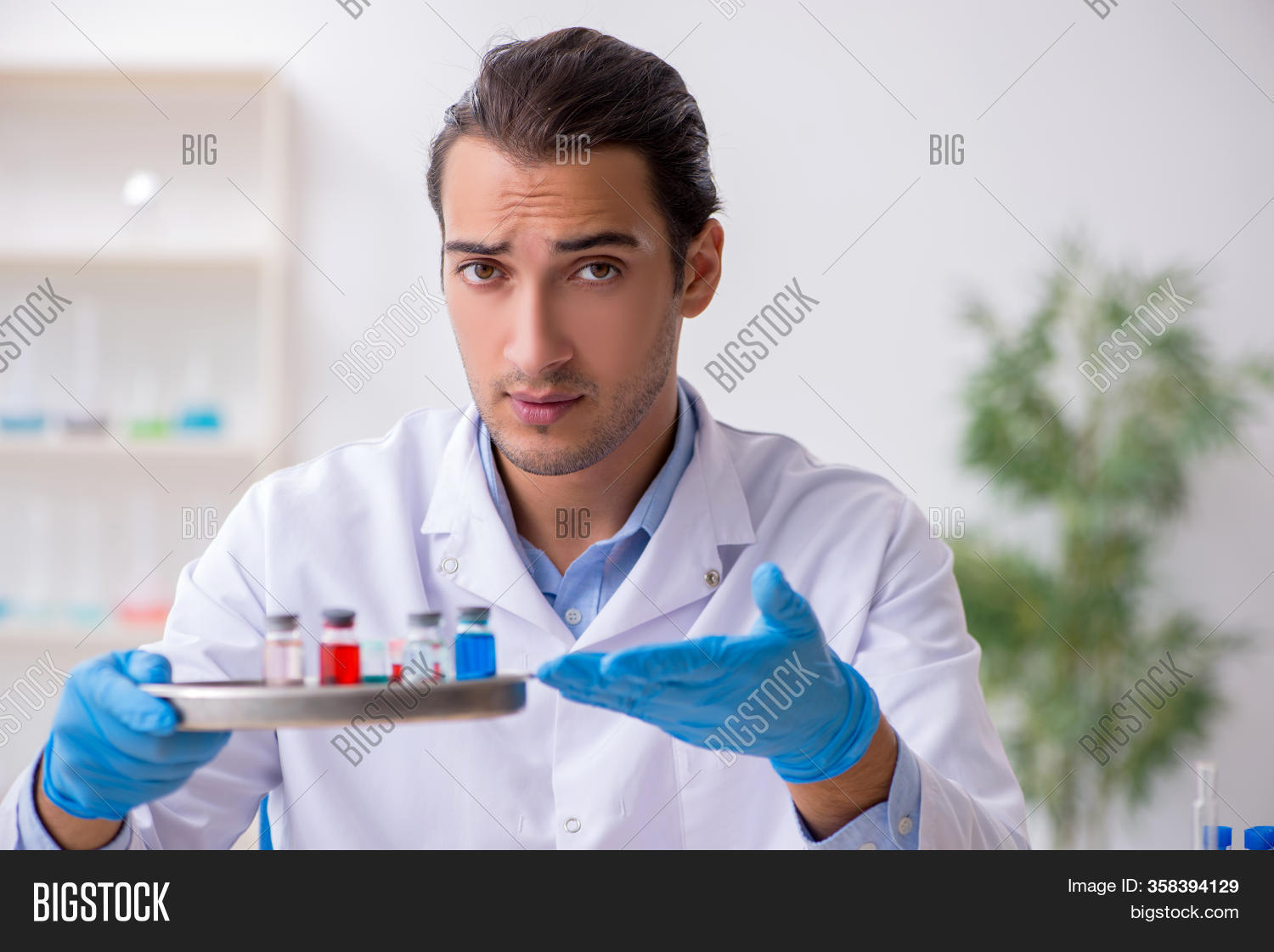 Young Male Lab Image & Photo (Free Trial) | Bigstock