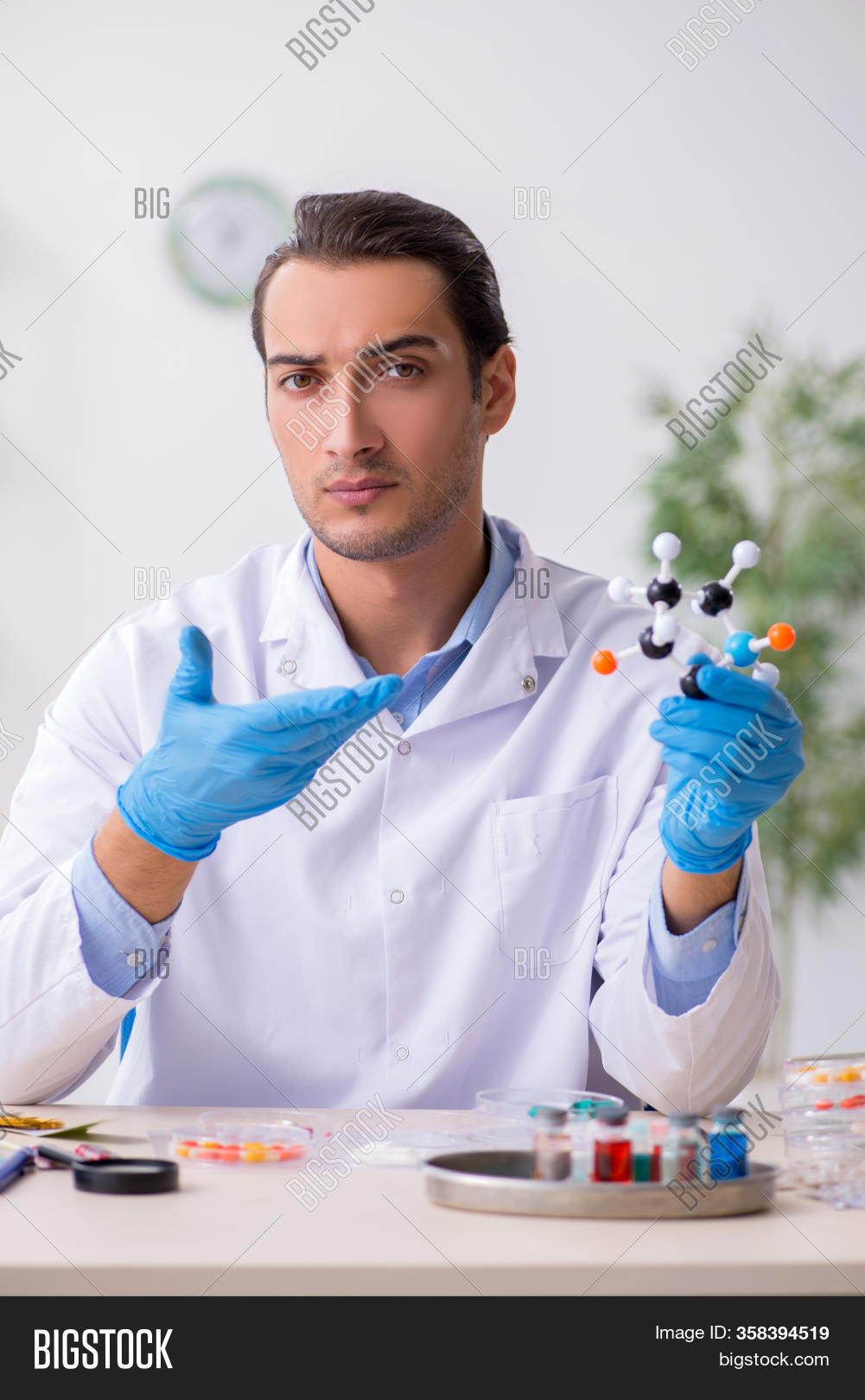 Young Male Lab Image & Photo (Free Trial) | Bigstock