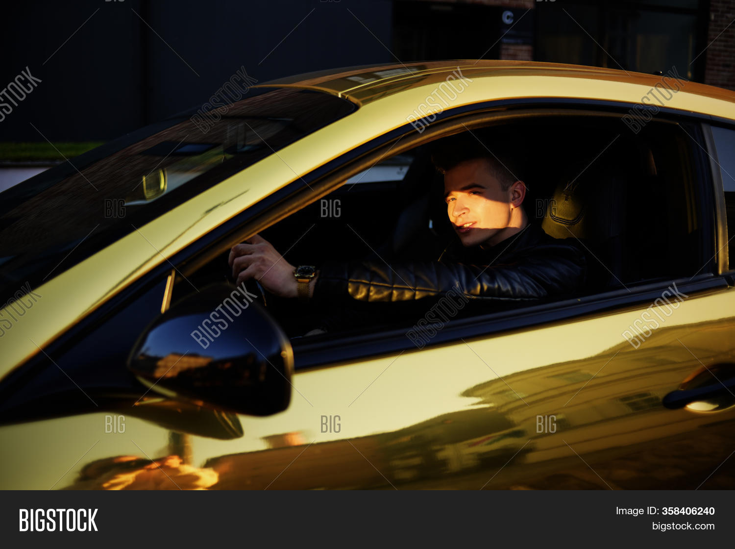 Man Driving Expensive Image & Photo (Free Trial) | Bigstock