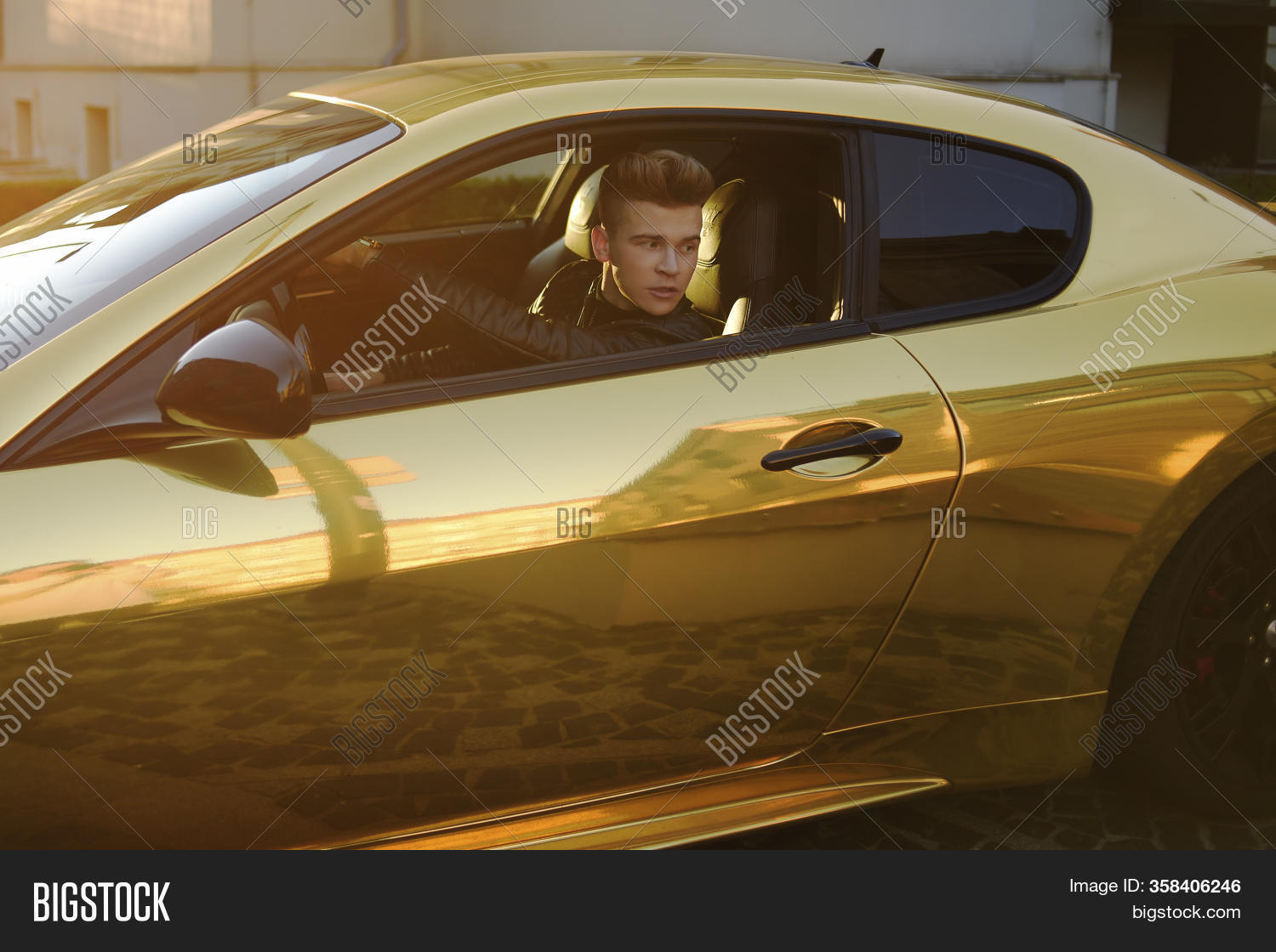Man Driving Expensive Image & Photo (Free Trial) | Bigstock