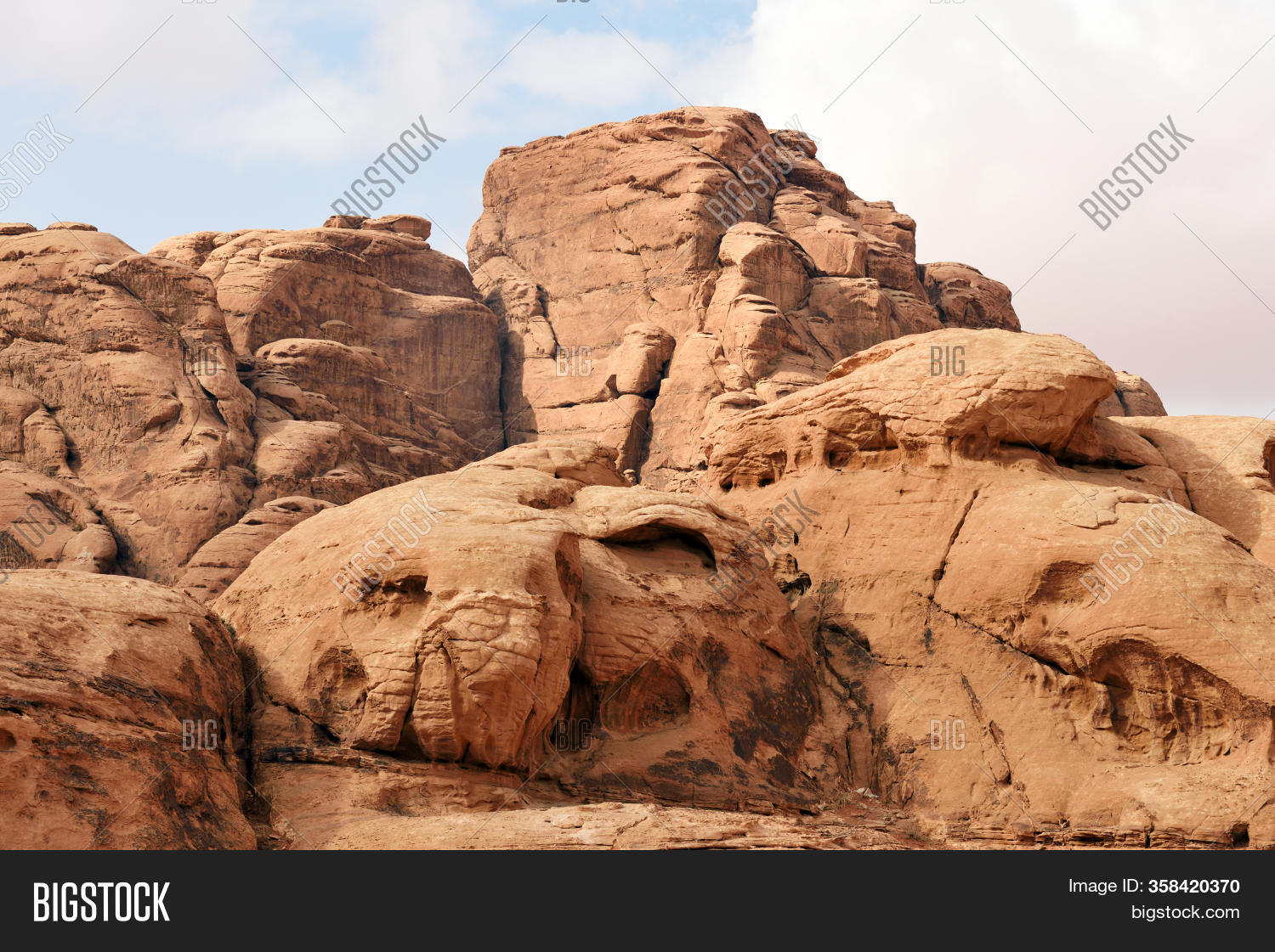 Wadi Rum Rock Desert. Image & Photo (Free Trial) | Bigstock