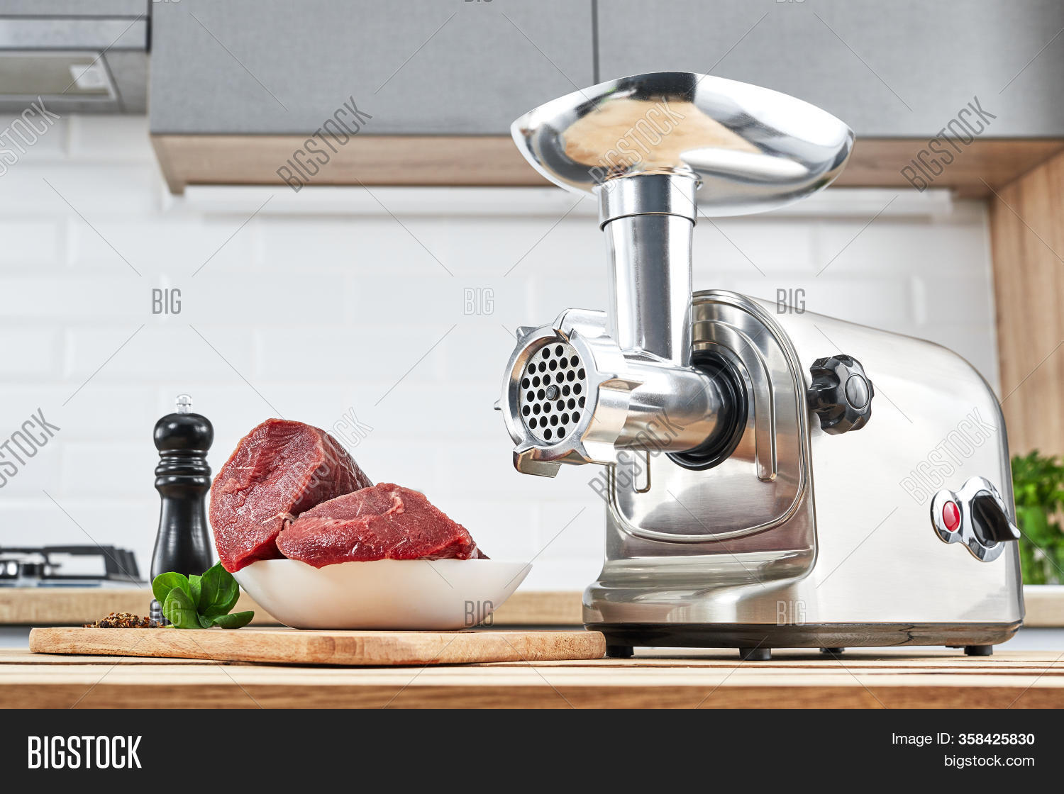 Meat Grinder Fresh Image & Photo (Free Trial) | Bigstock