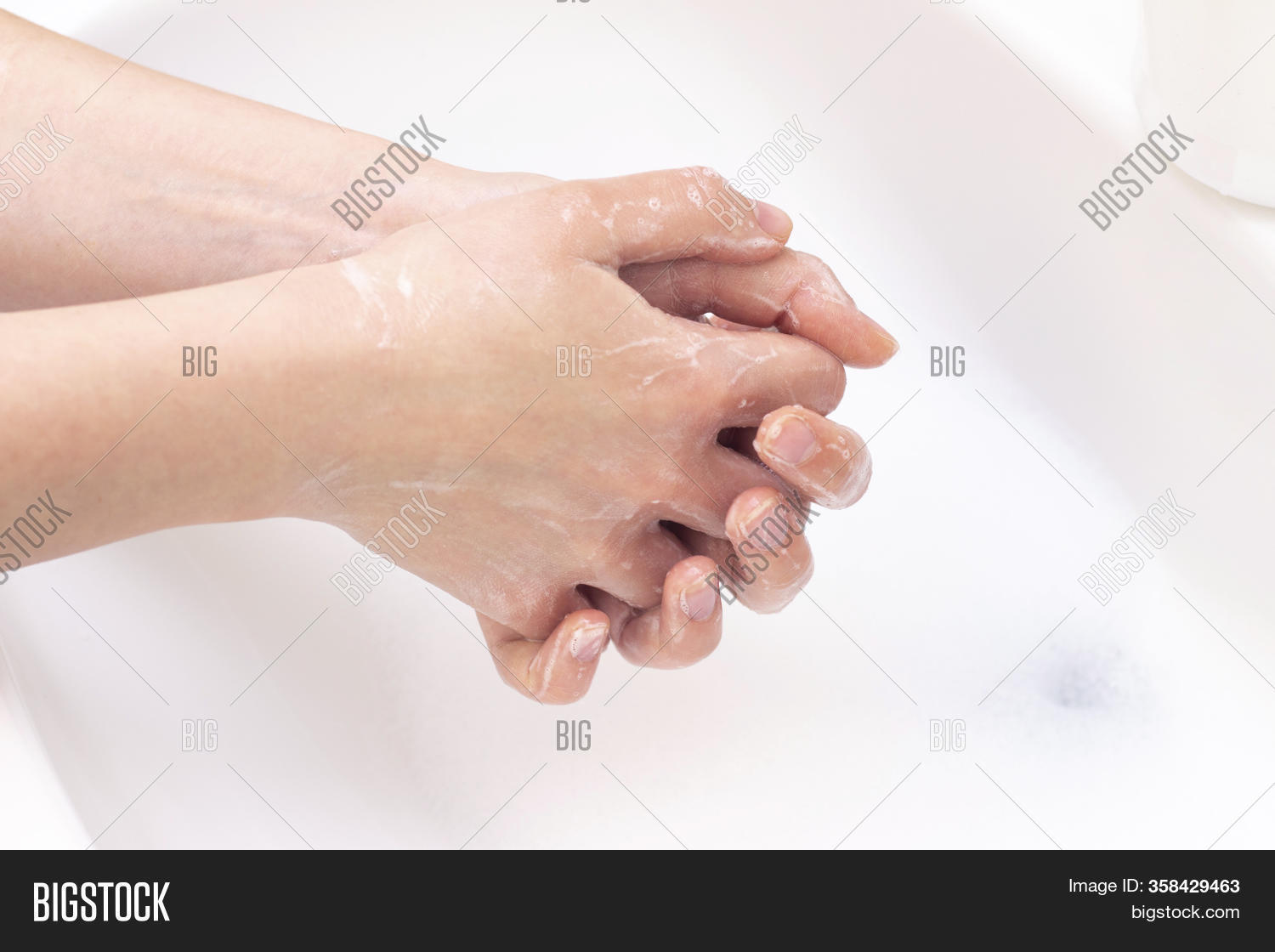 Man Washes His Hands. Image & Photo (Free Trial) | Bigstock