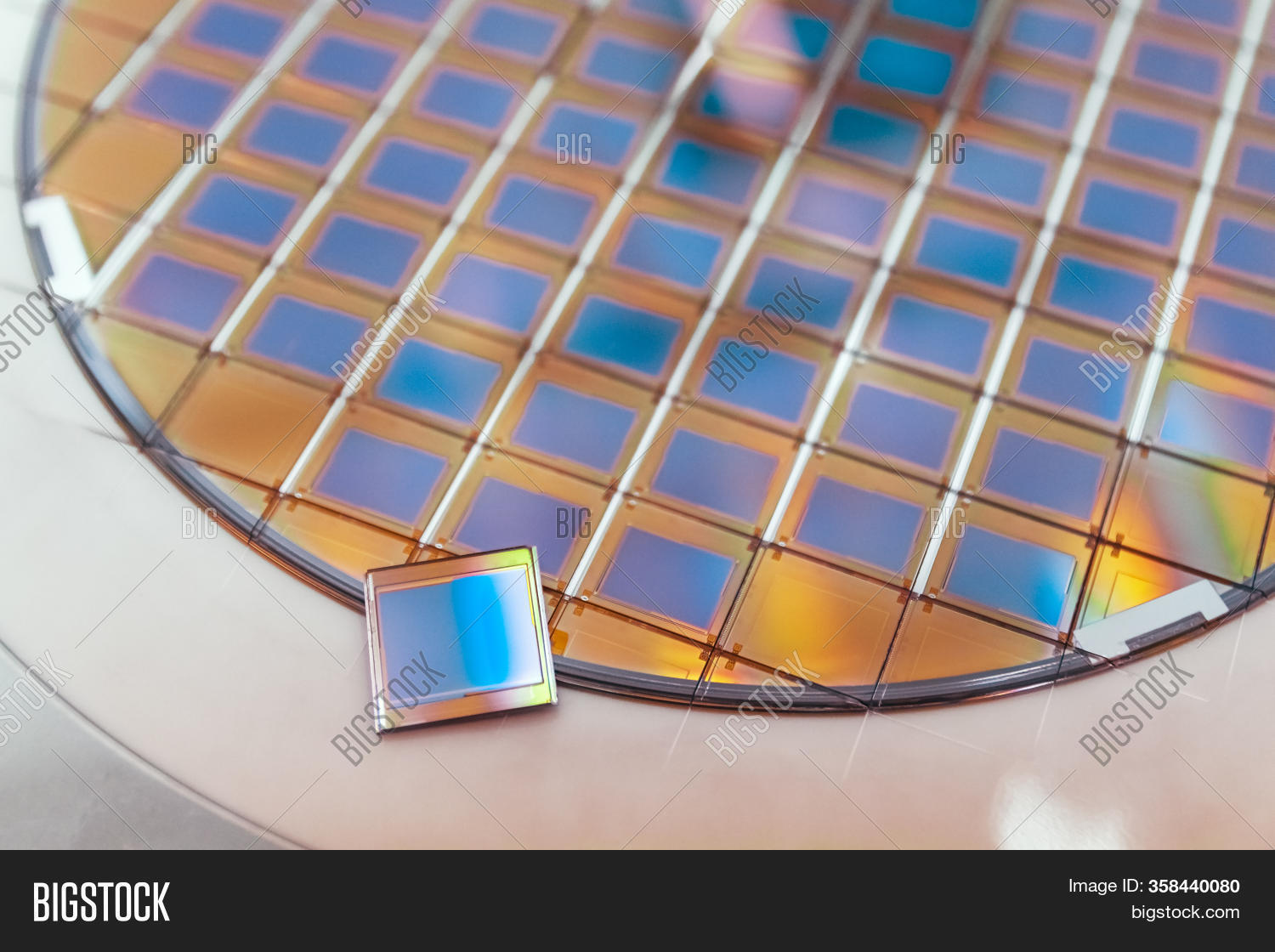 Silicon Wafer Image & Photo (Free Trial) | Bigstock